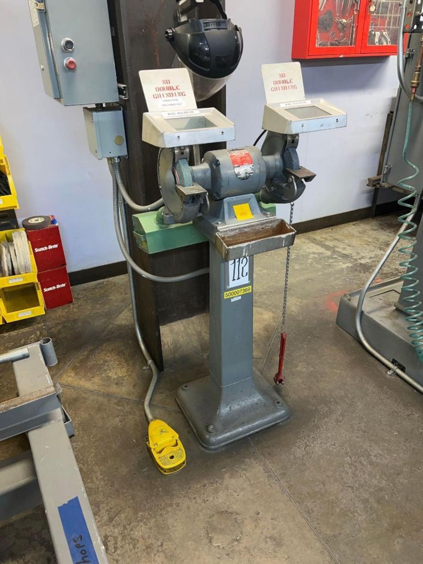 Rockwell Double Grinder Model 438-02-314-0515, 1/2 hp 3 phase motor ...