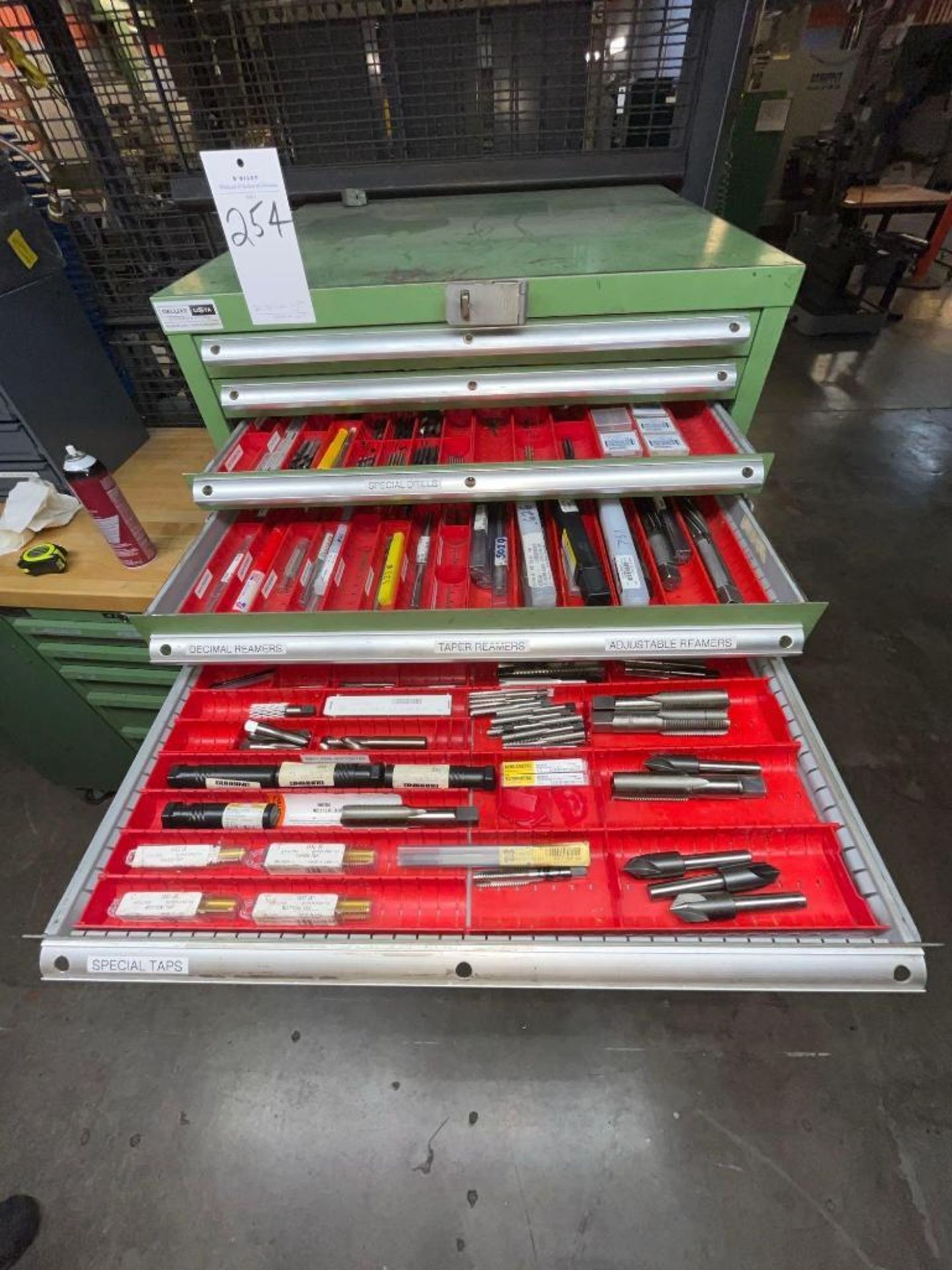 Lista 20-drawer roller bearing tool cabinet w/ contents to include ...