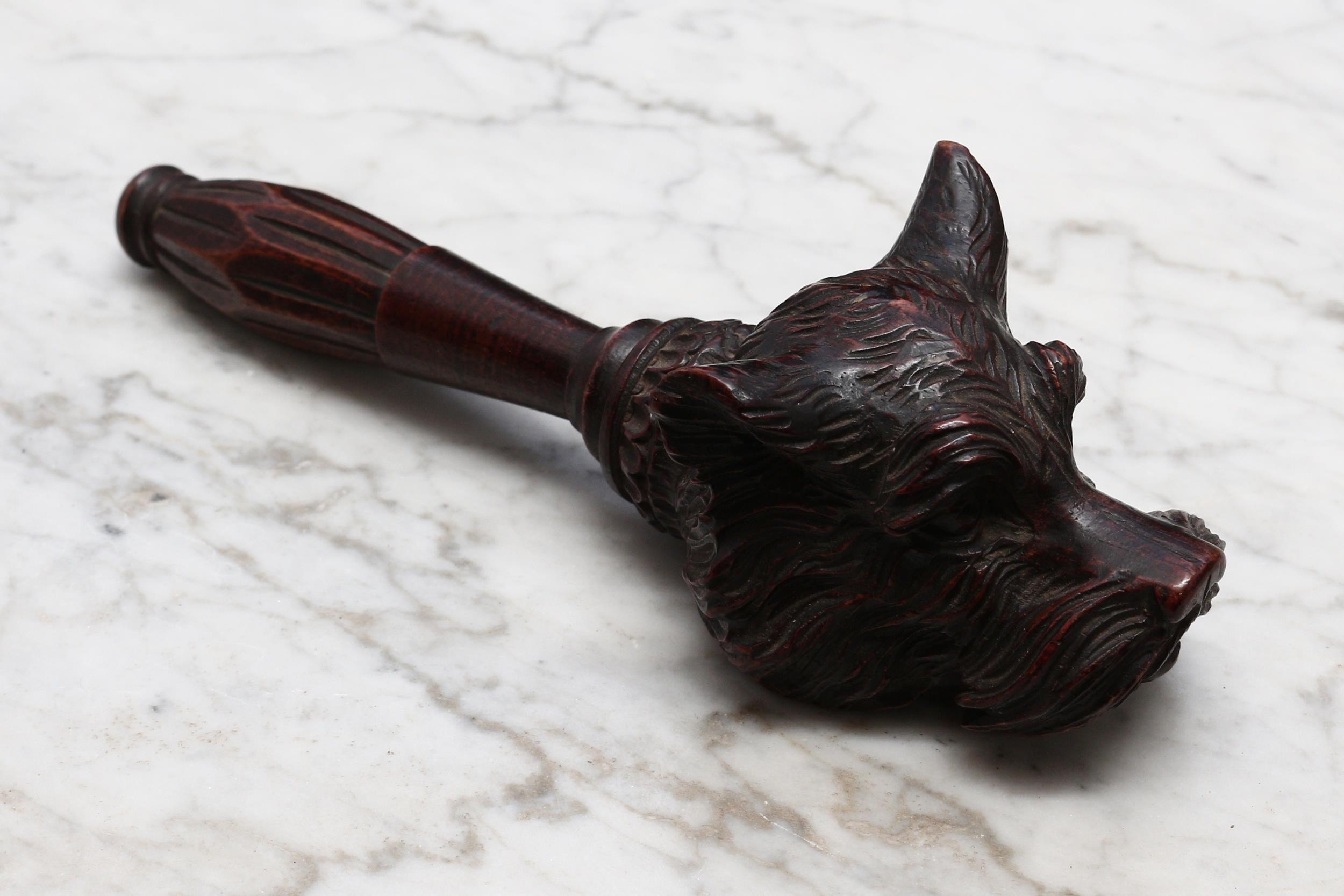 Nutcrackers - a Black Forest novelty screw-action nut cracker, carved ...