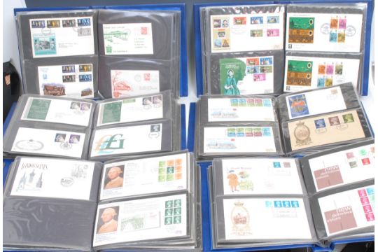 Stamps - GB FDC collection housed in six binders, all are illustrated ...