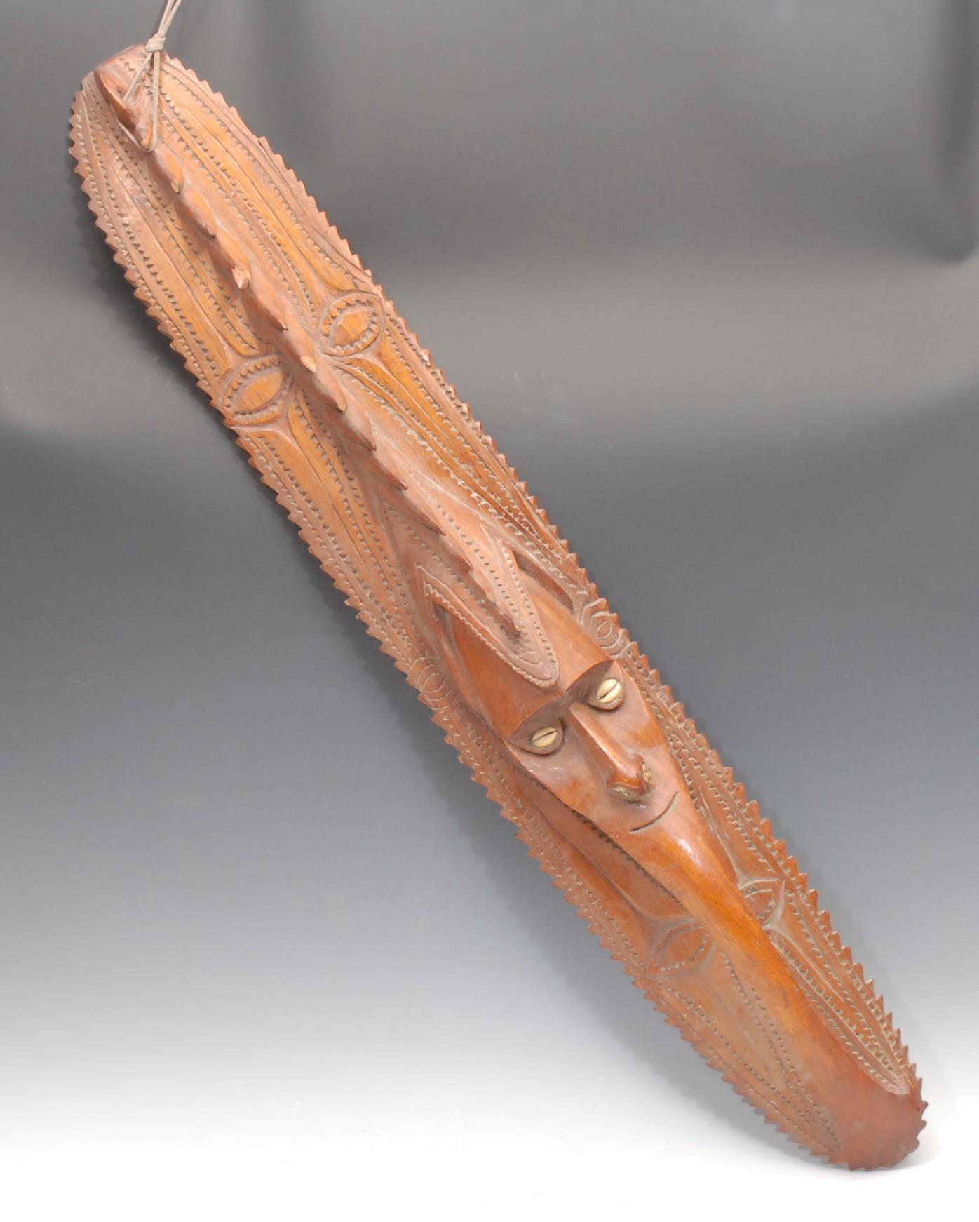 Tribal Art and the Eclectic Interior - a Papua New Guinea mask, carved ...