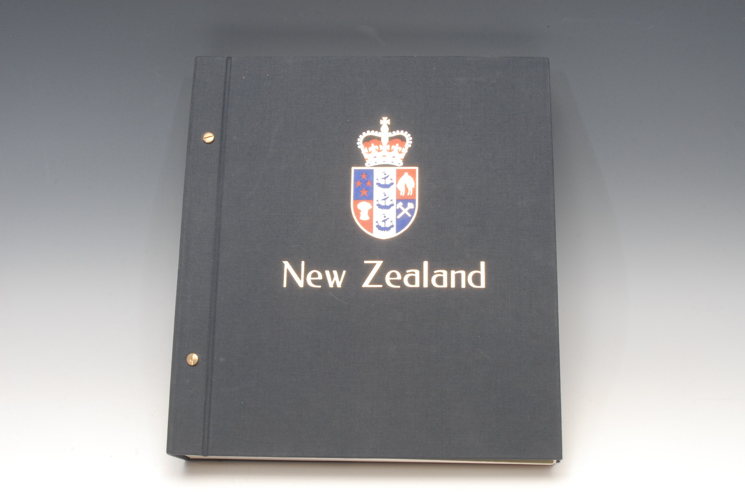 Stamps - New Zealand one country stamp album, QV - 1984, plenty of ...