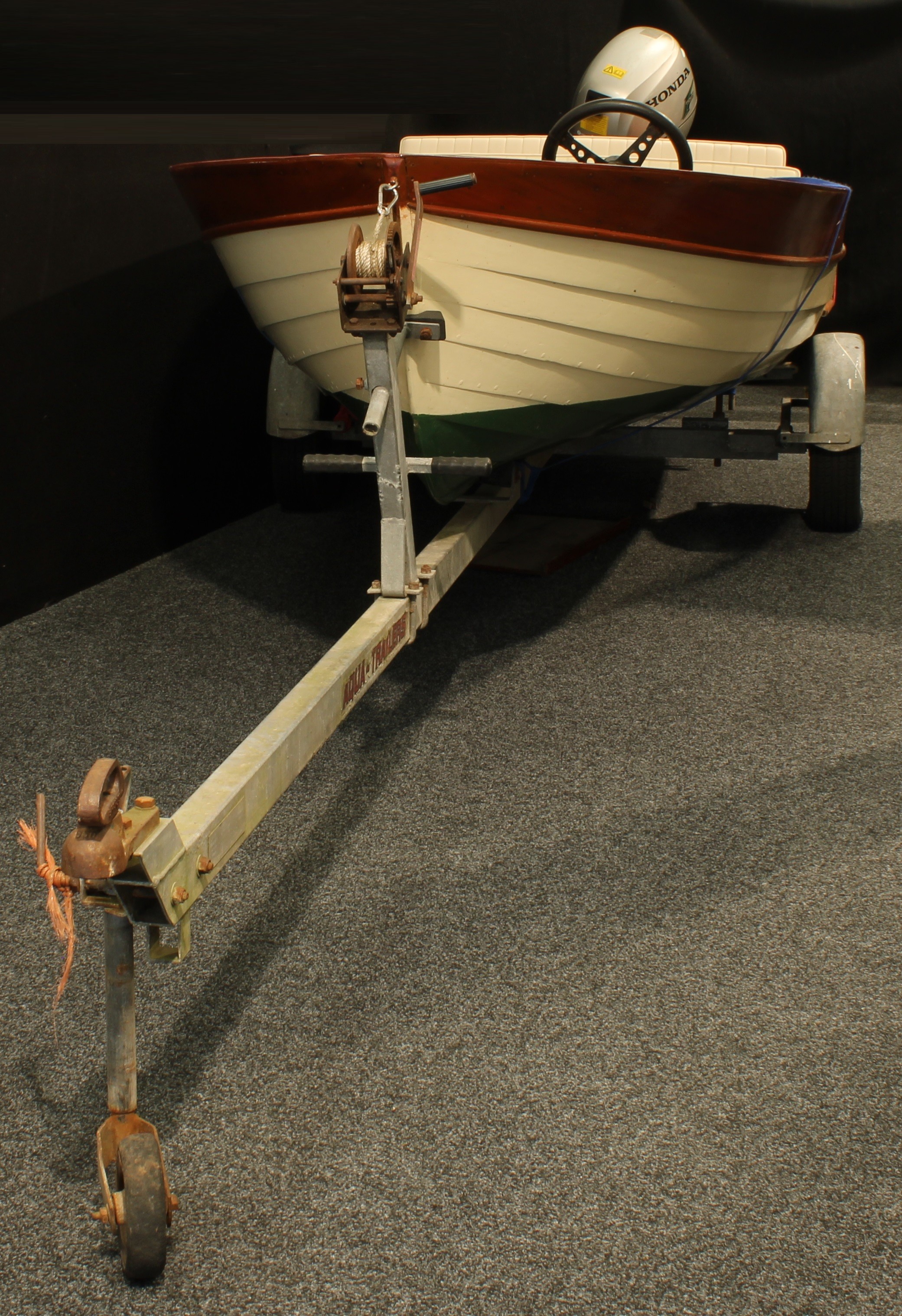 A vintage mid-20th century Broom day cruiser or river boat, Billy, 4 ...