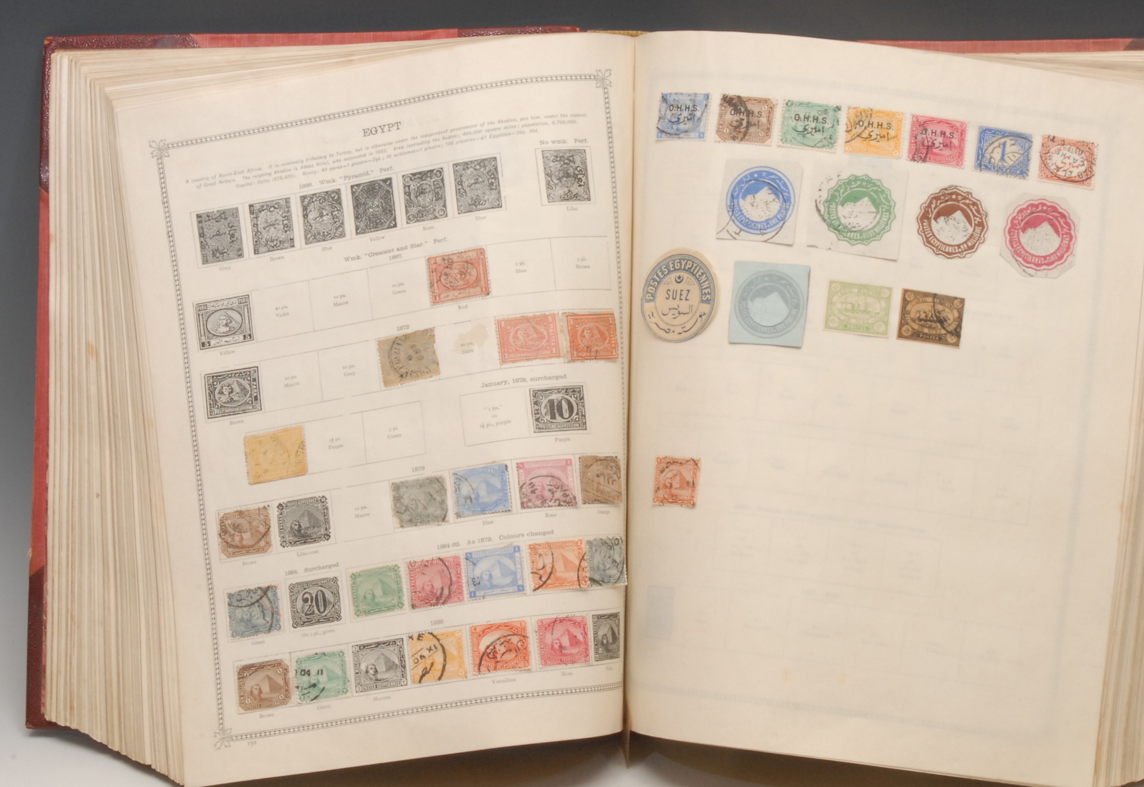 Stamps - The Ideal postage stamp album, third edition, in very good ...
