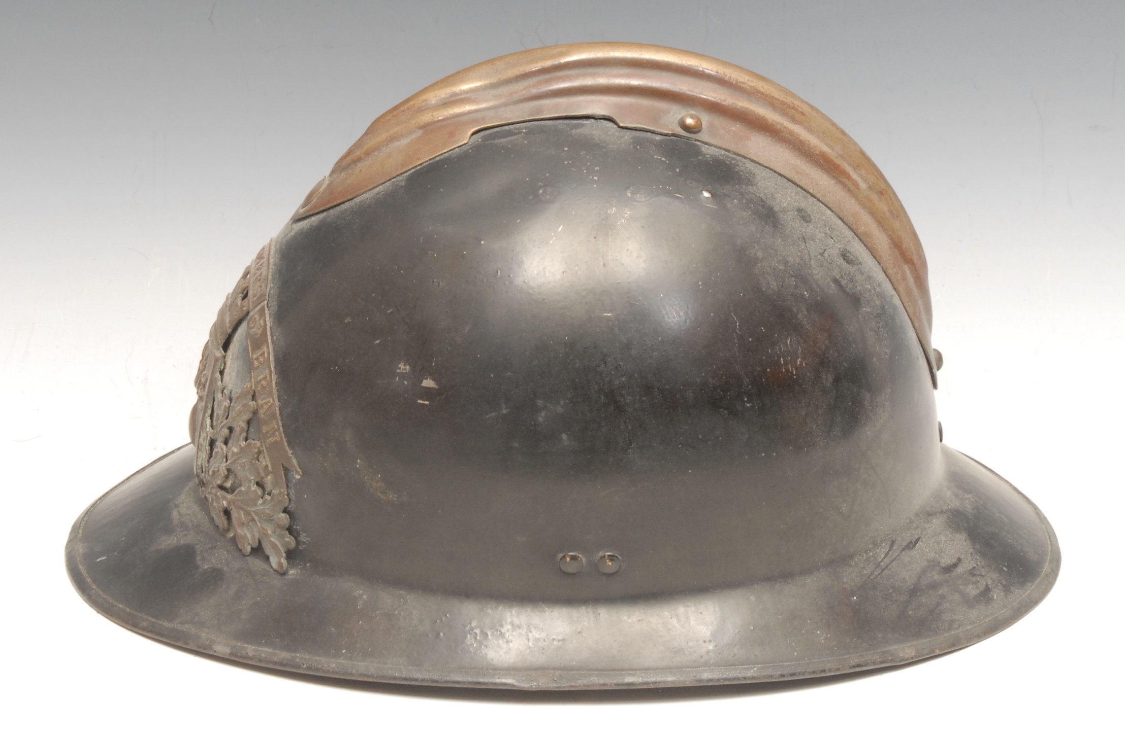 Fire Brigade History - an early 20th century French brass mounted and ...