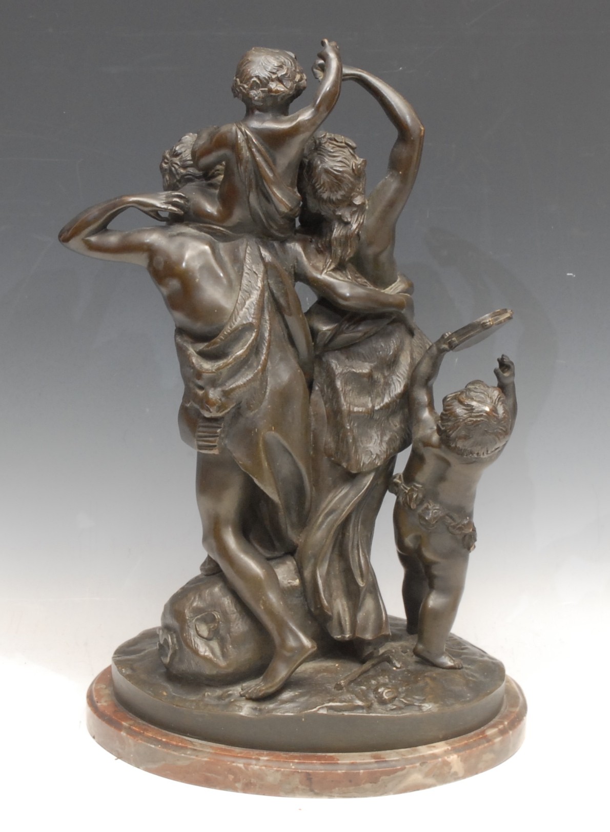 After Claude Michel, or Clodion (1738-1814), a bronze figure group ...