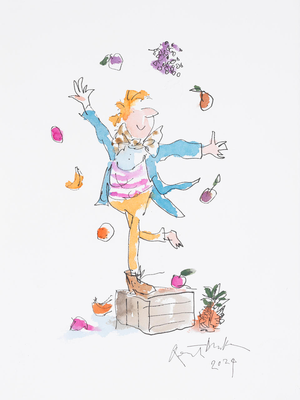 Sir Quentin Blake (British, born 1932) Mister Magnolia signed and dated ...