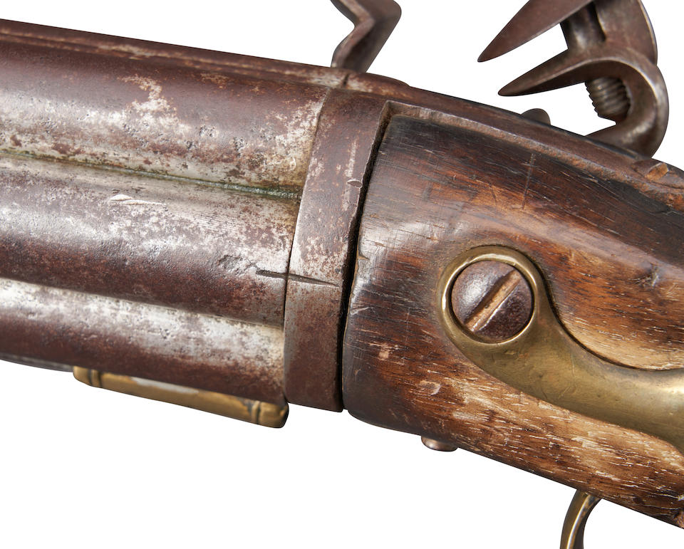 Pattern 1780 Seven-Barreled Volley Gun, Henry Nock, c. 1780s. 19 5/8 in ...