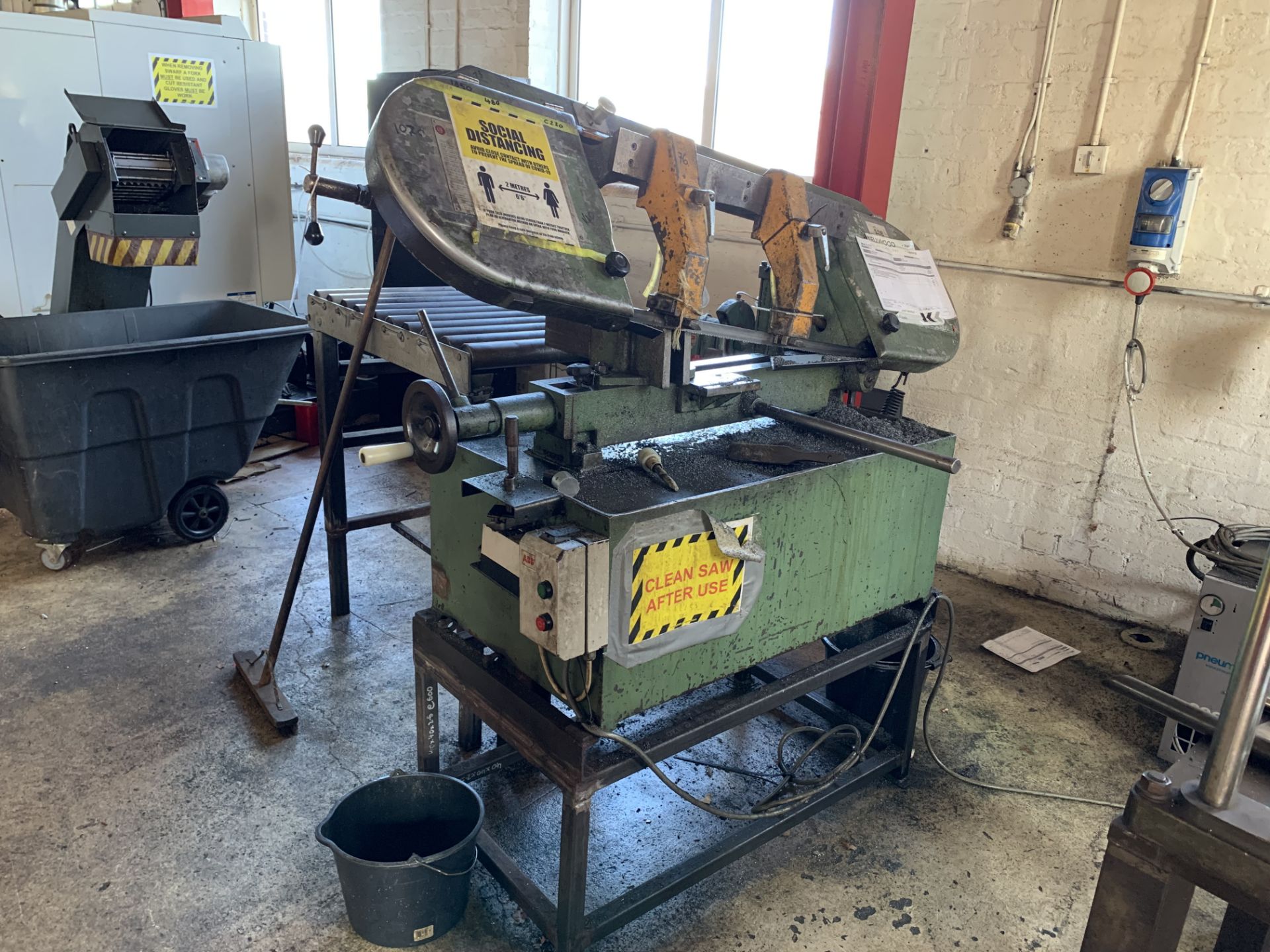 Bradshaw H900363 Horizontal Bandsaw with Pneumatech Cool 30