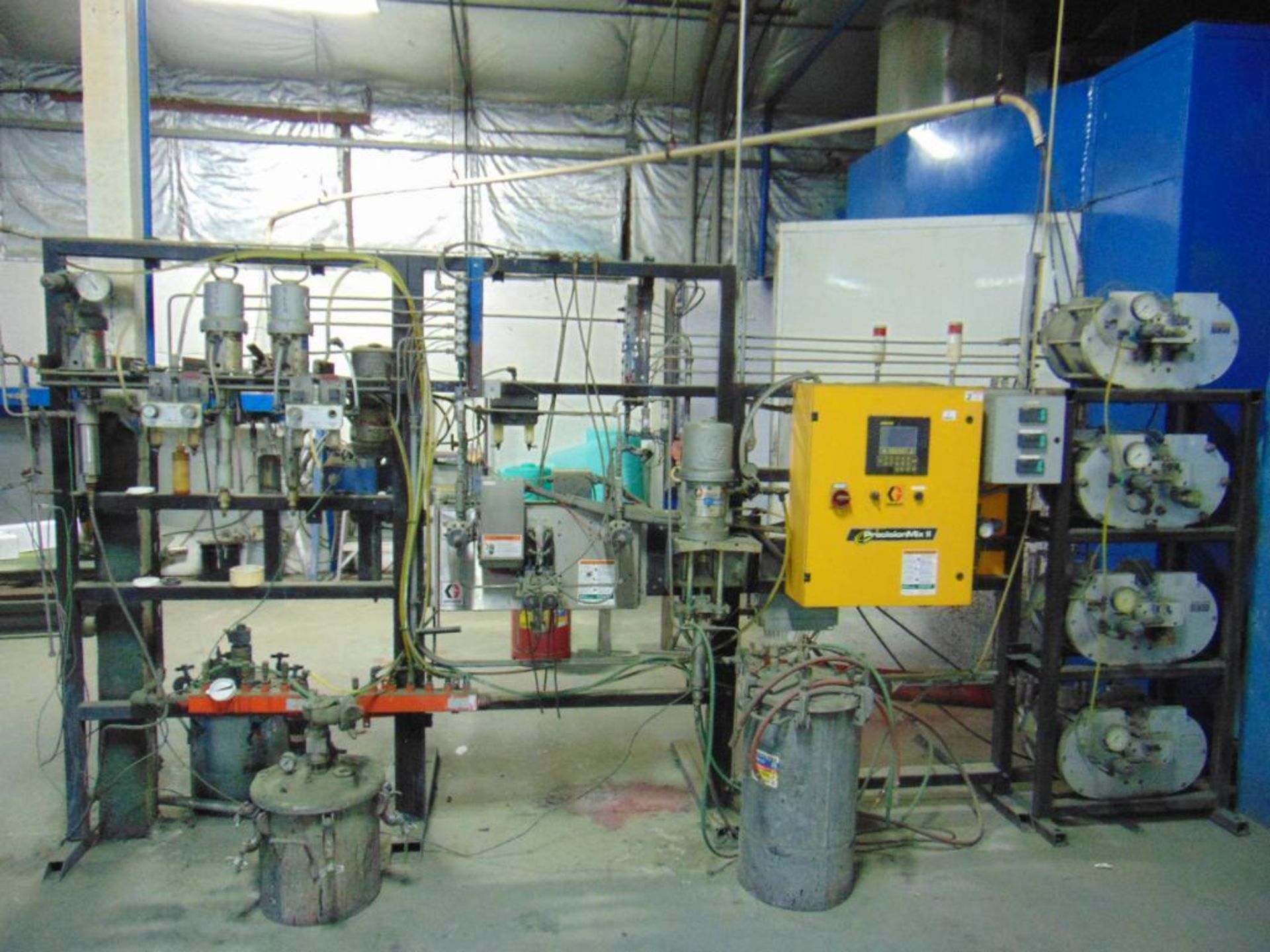 Graco Paint Pump and Mixer Setup , Includes 2 Graco Precision Mix II ...