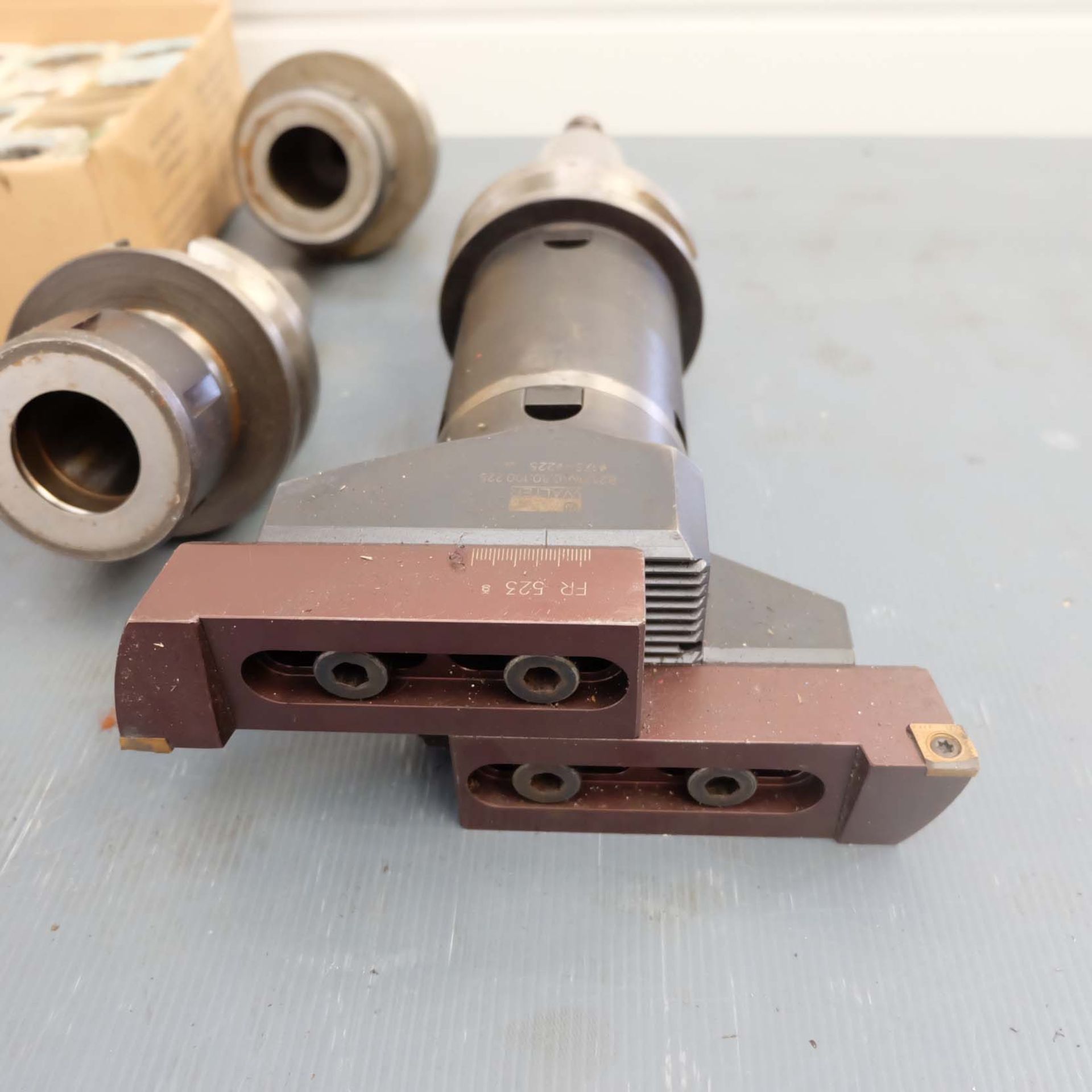 Five BT50 Spindle Tools 4 x Collet Holders and One Novex/Walter Tipped ...
