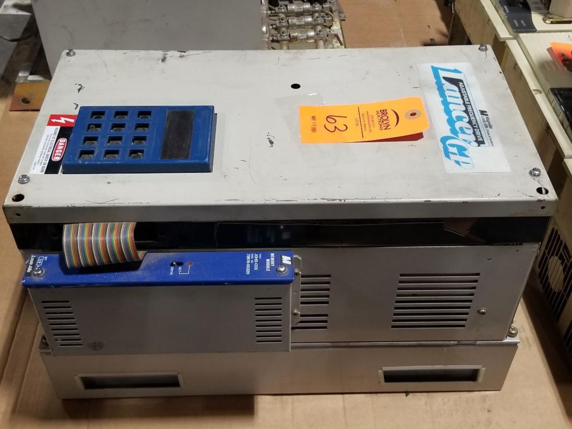 Magnetek Lancer GP adjustable frequency drive and memory module. For a ...