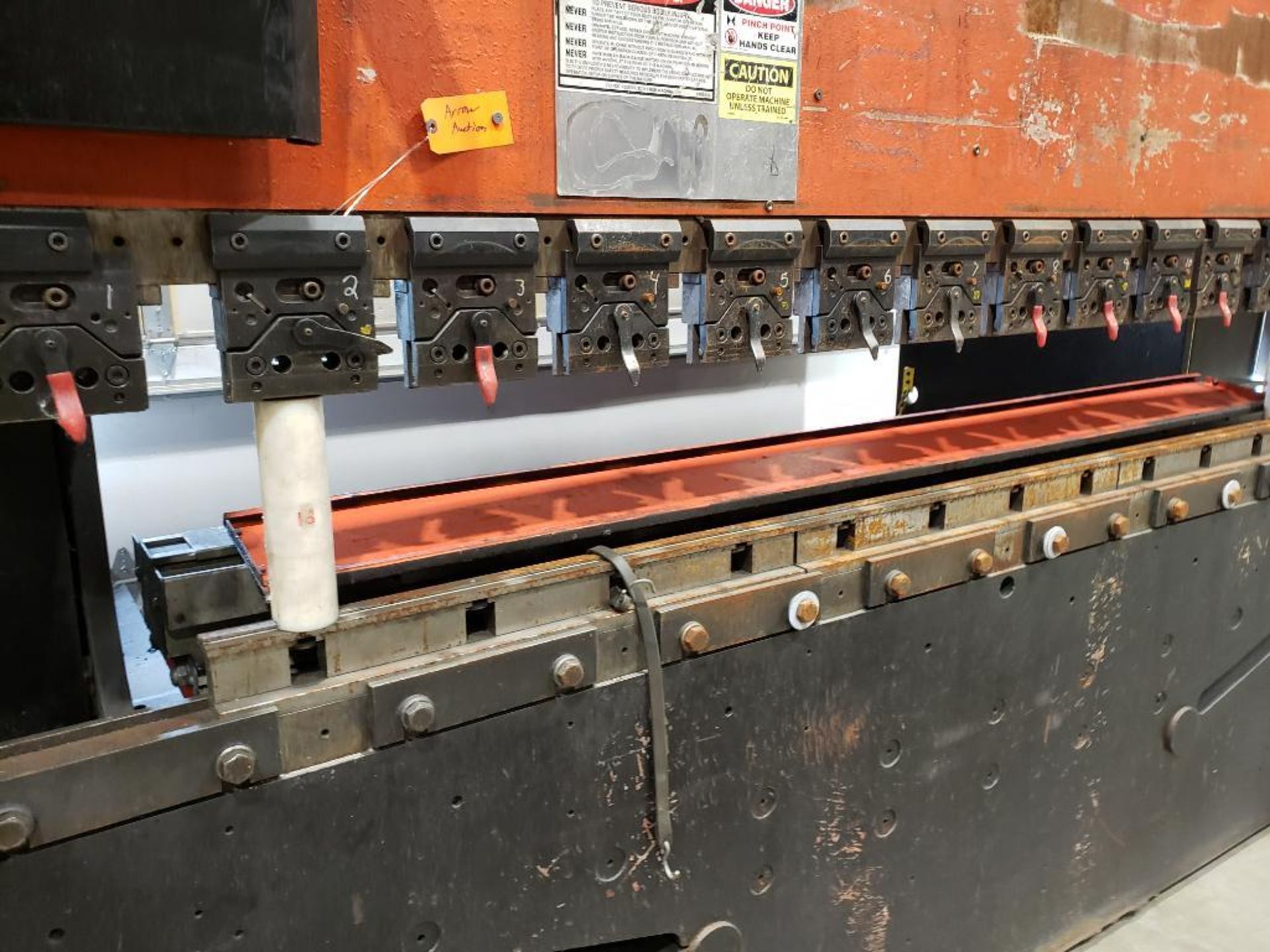 110 ton Amada hydraulic press brake. Model HFE-100-3S. 10ft. Serial ...