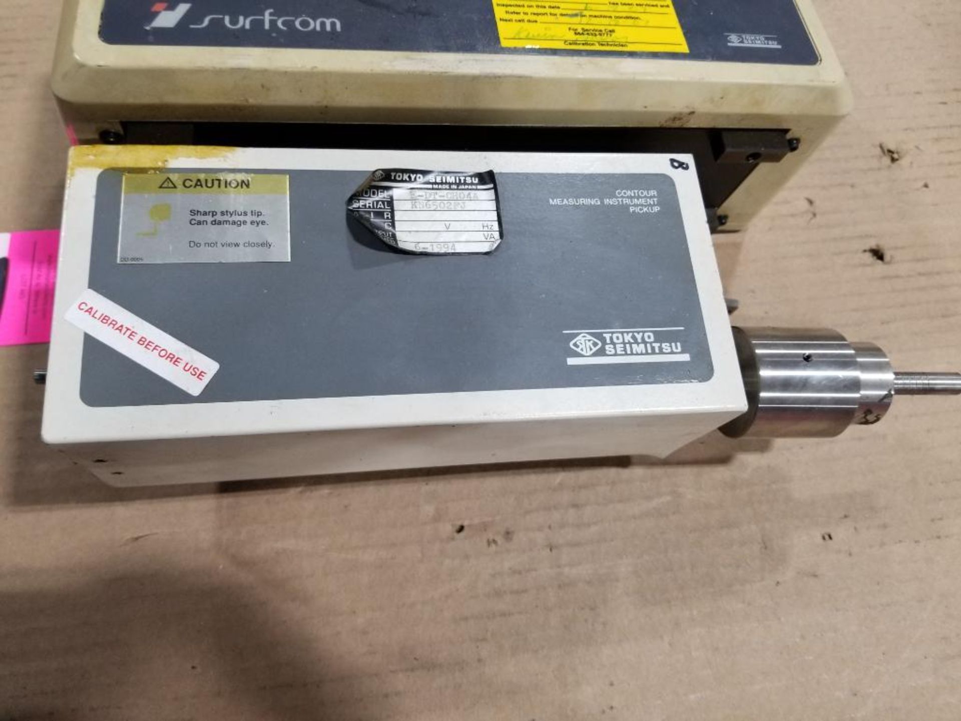 Tokyo Seimitsu Surfcom surface texture measure unit with contour ...