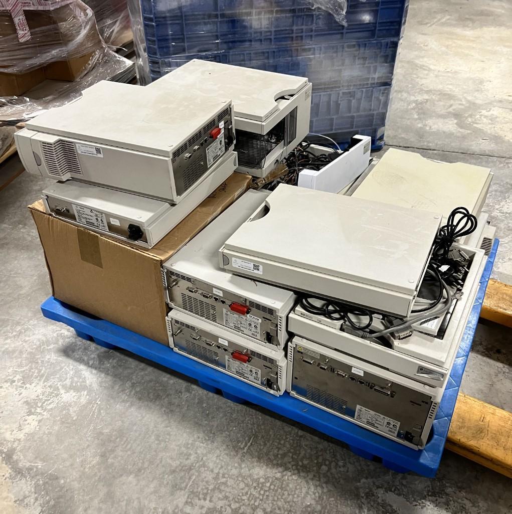 Lot Of (2) Skids Miscellaneous Lab Equipment. With Shimadzu HS-20 ...