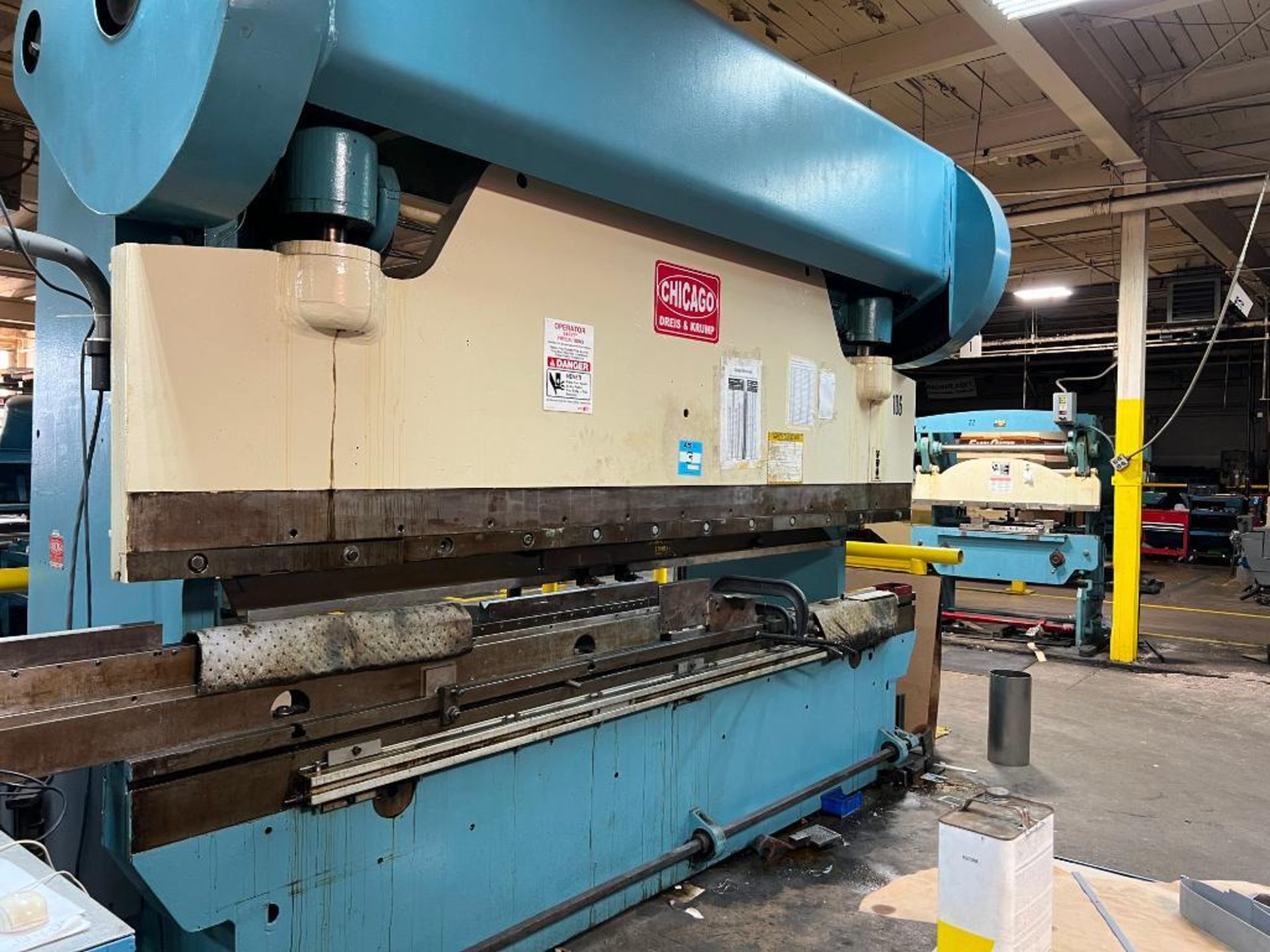 Dreis & Krump Chicago Press Brake Model 510-D, Serial No. P9025. 150 ...