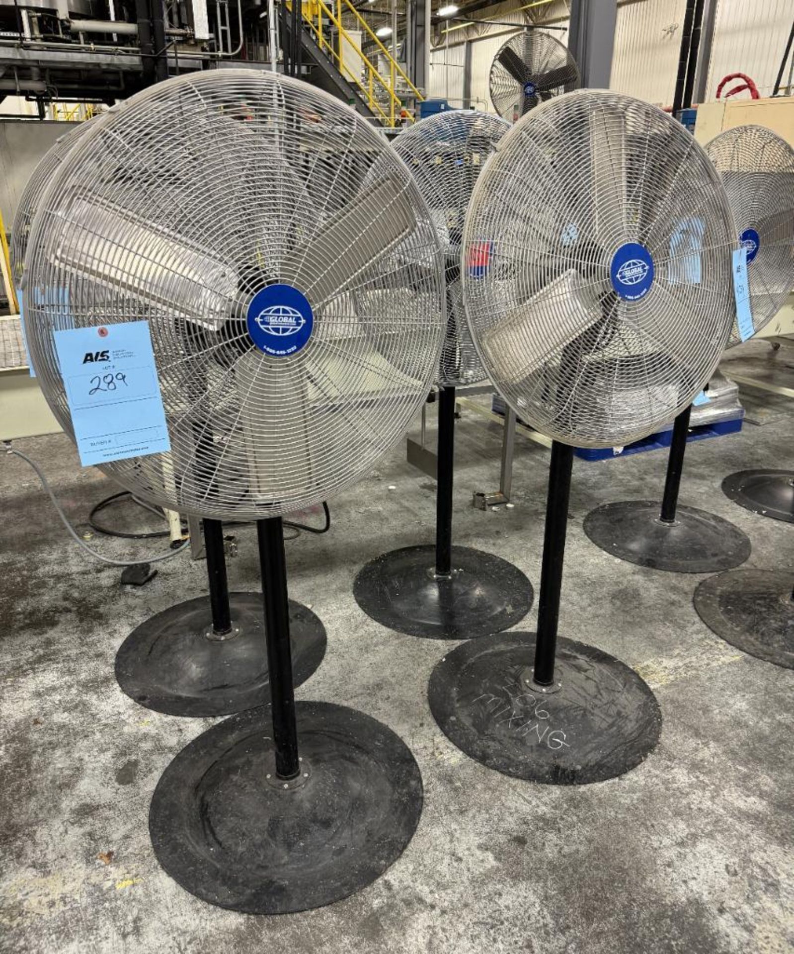 Lot Of (4) Pedestal Fans.