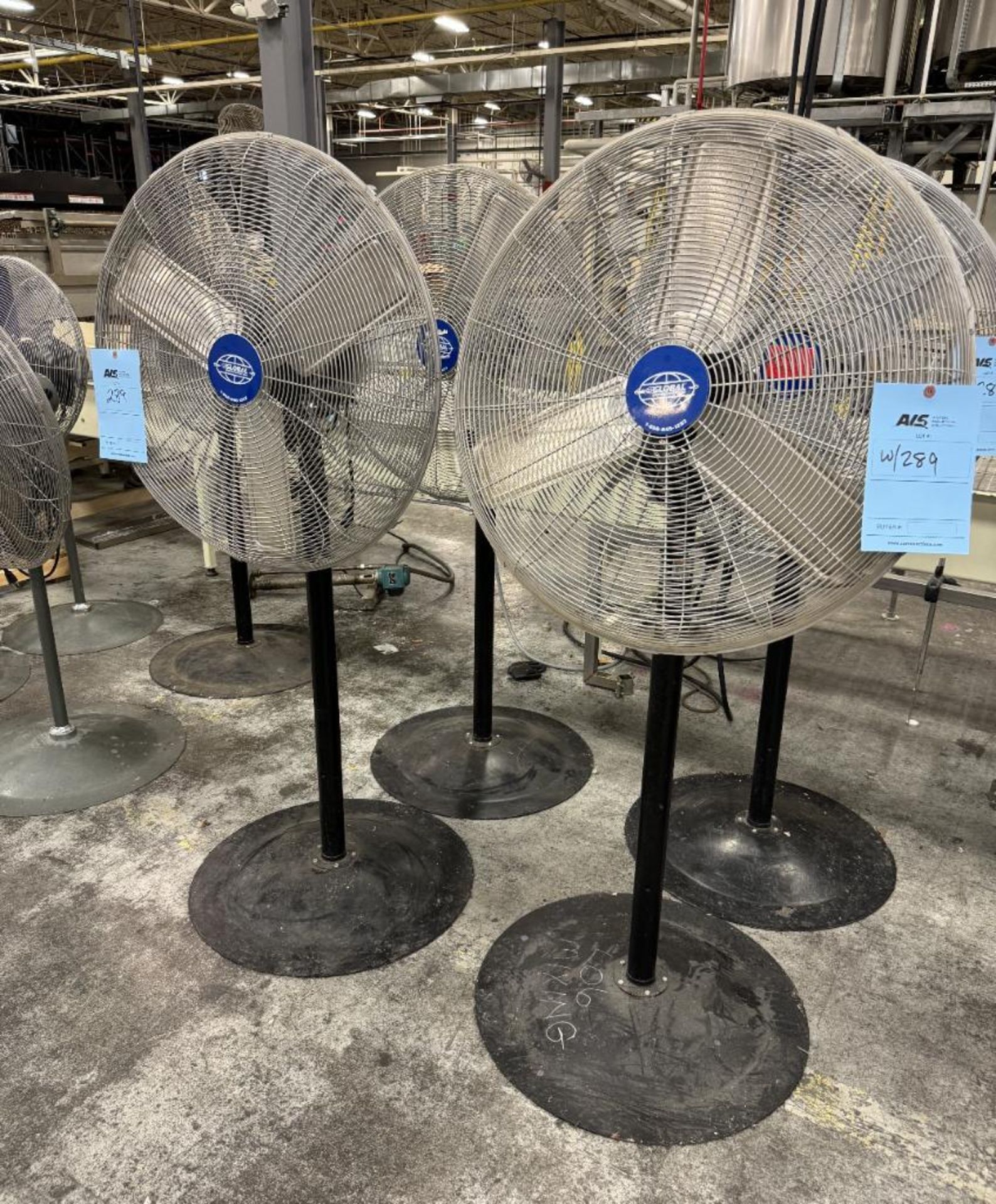 Lot Of (4) Pedestal Fans.