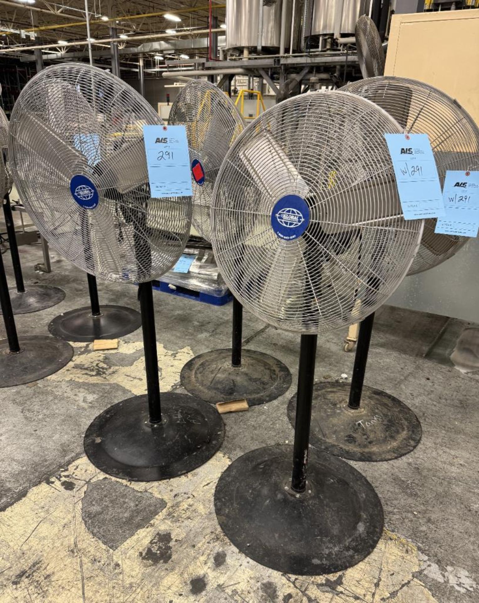 Lot Of (4) Pedestal Fans.