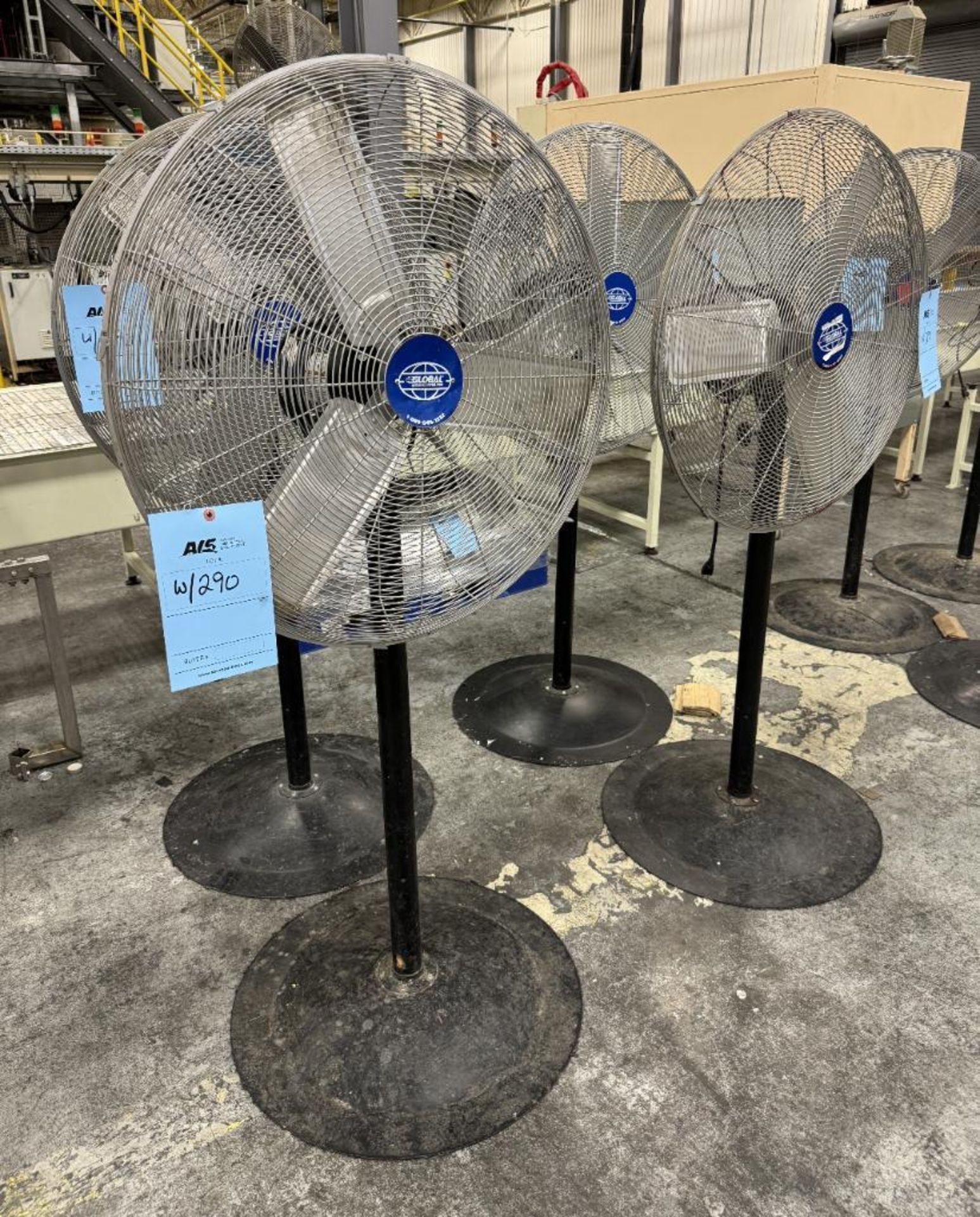Lot Of (4) Pedestal Fans.