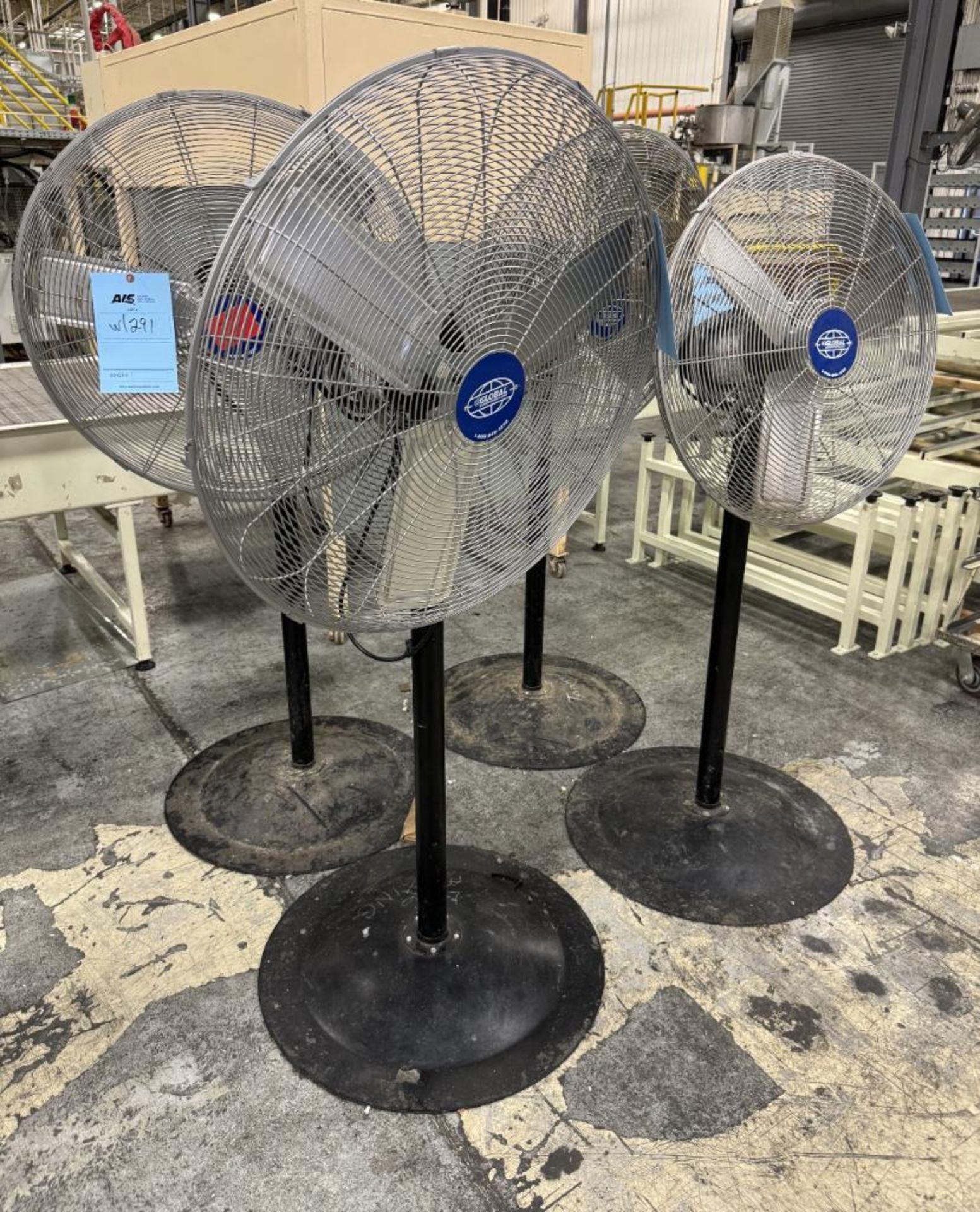 Lot Of (4) Pedestal Fans.