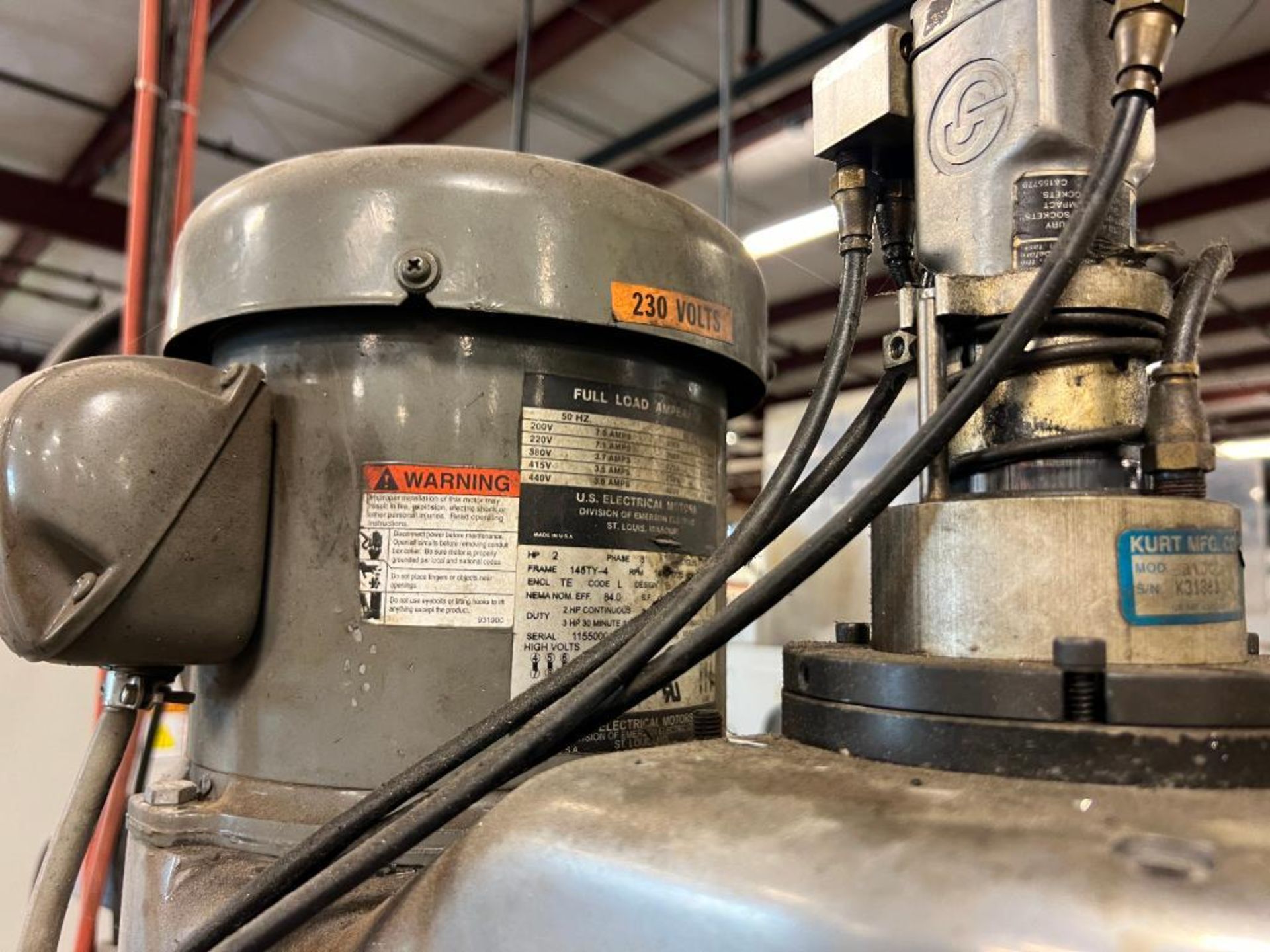Bridgeport 2-HP Series 1 Vertical Mill, S/N BR 282597, 5" Spindle ...
