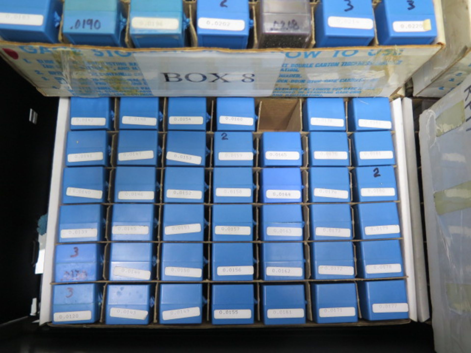 { Group of lots: 59, 60 } Deltronic Gage Pins (16 Boxes) w/ File ...