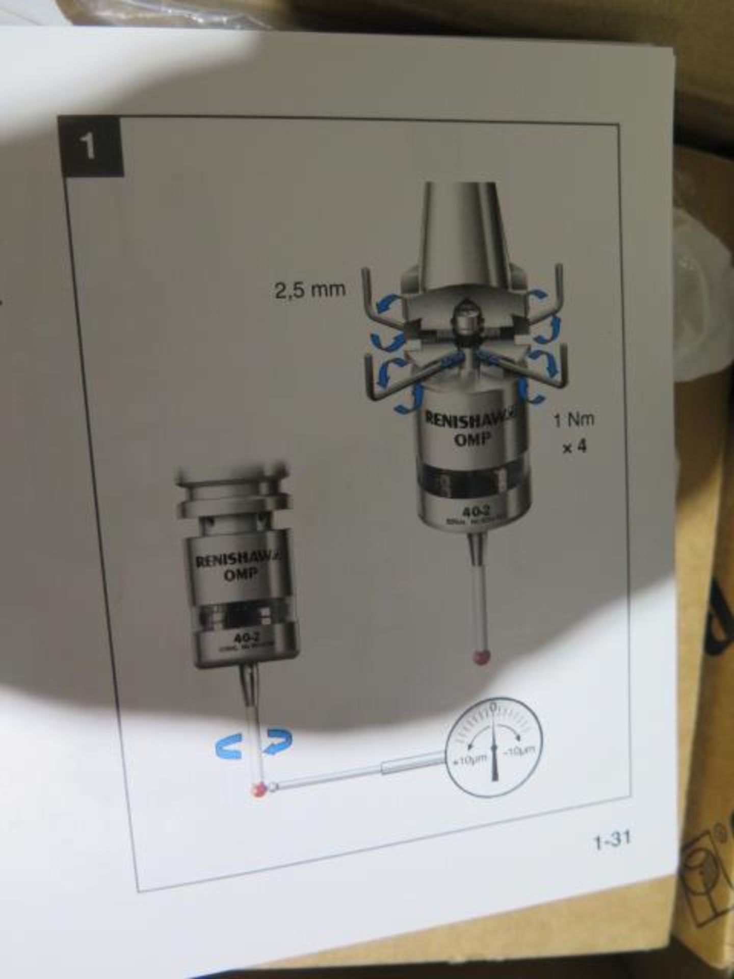 Renishaw Wireless CAT-40 Taper Probe Kit (NEW) (SOLD AS-IS - NO WARRANTY)