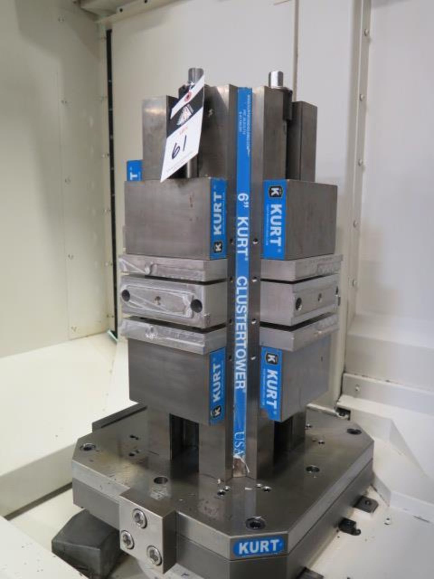 Kurt 6" Clustertower 4-Position 6" Double-Lock Vise Tombstone w/ 15 3/4 ...