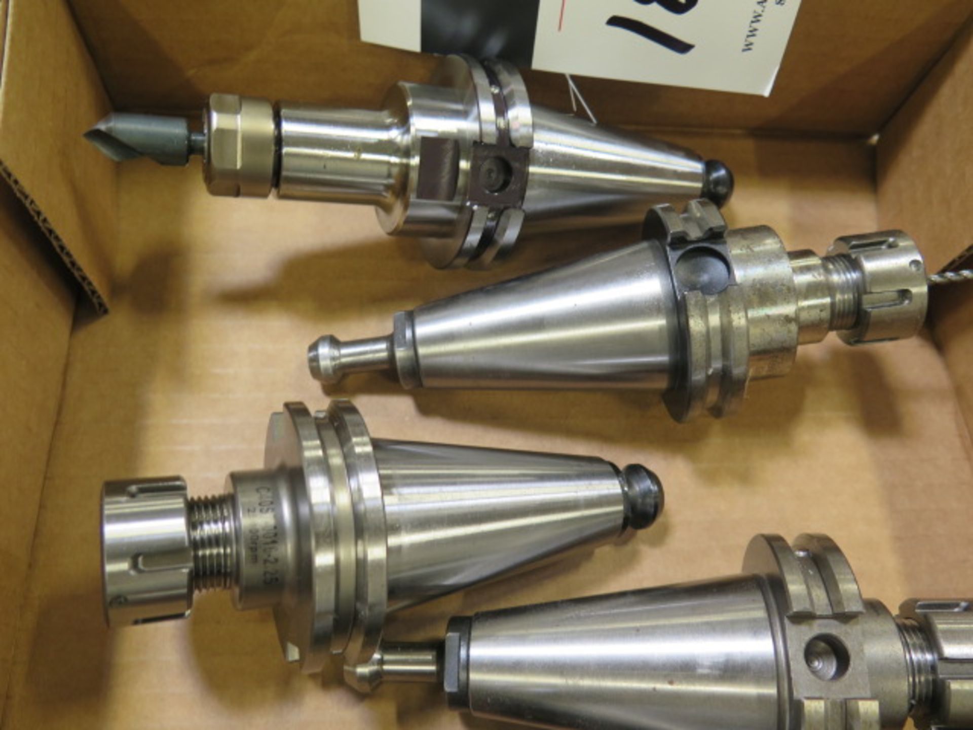 CAT-40 Taper ER16 Collet Chucks (7) (SOLD AS-IS - NO WARRANTY)