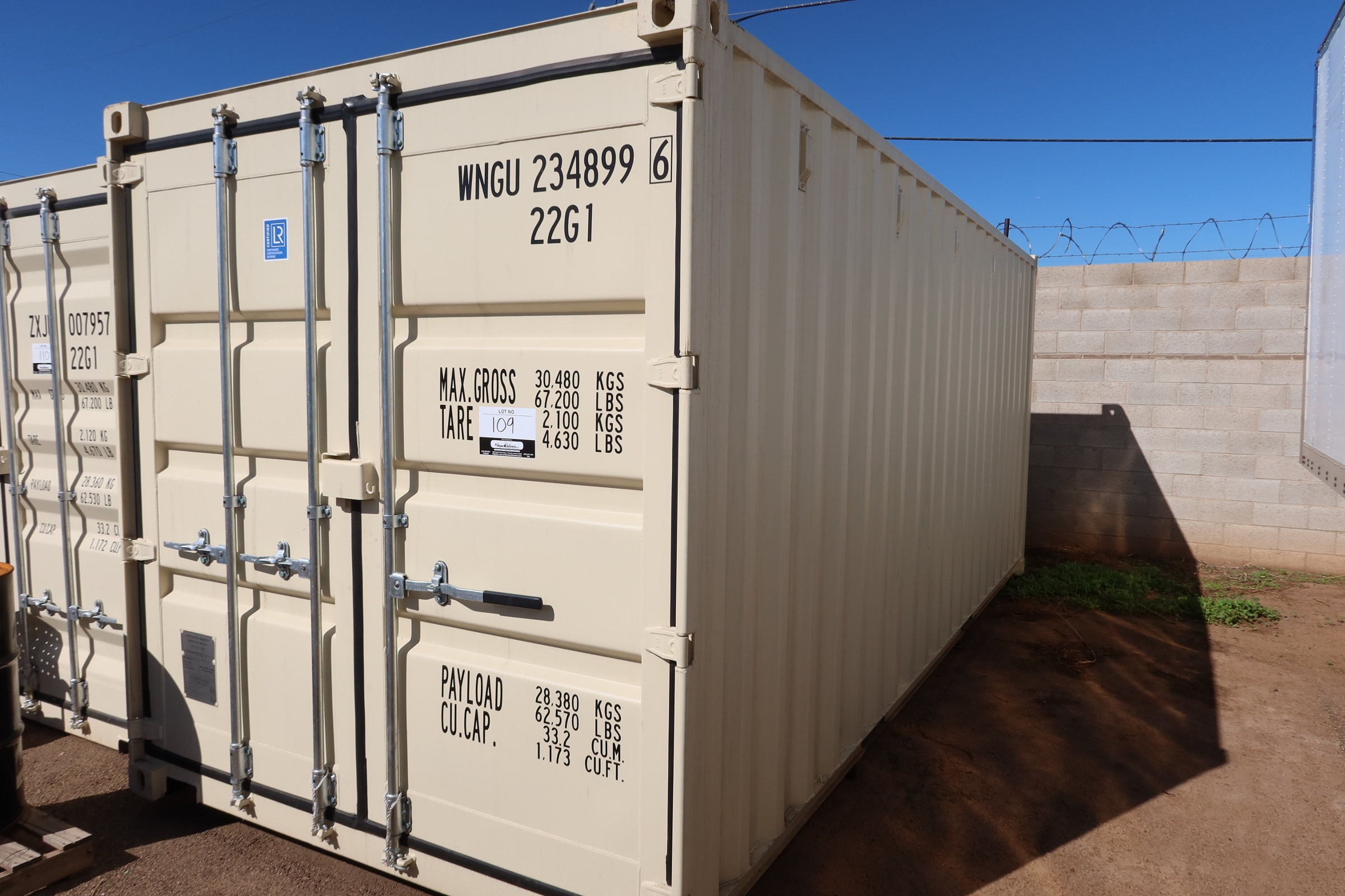 8'X20' CONEX BOX