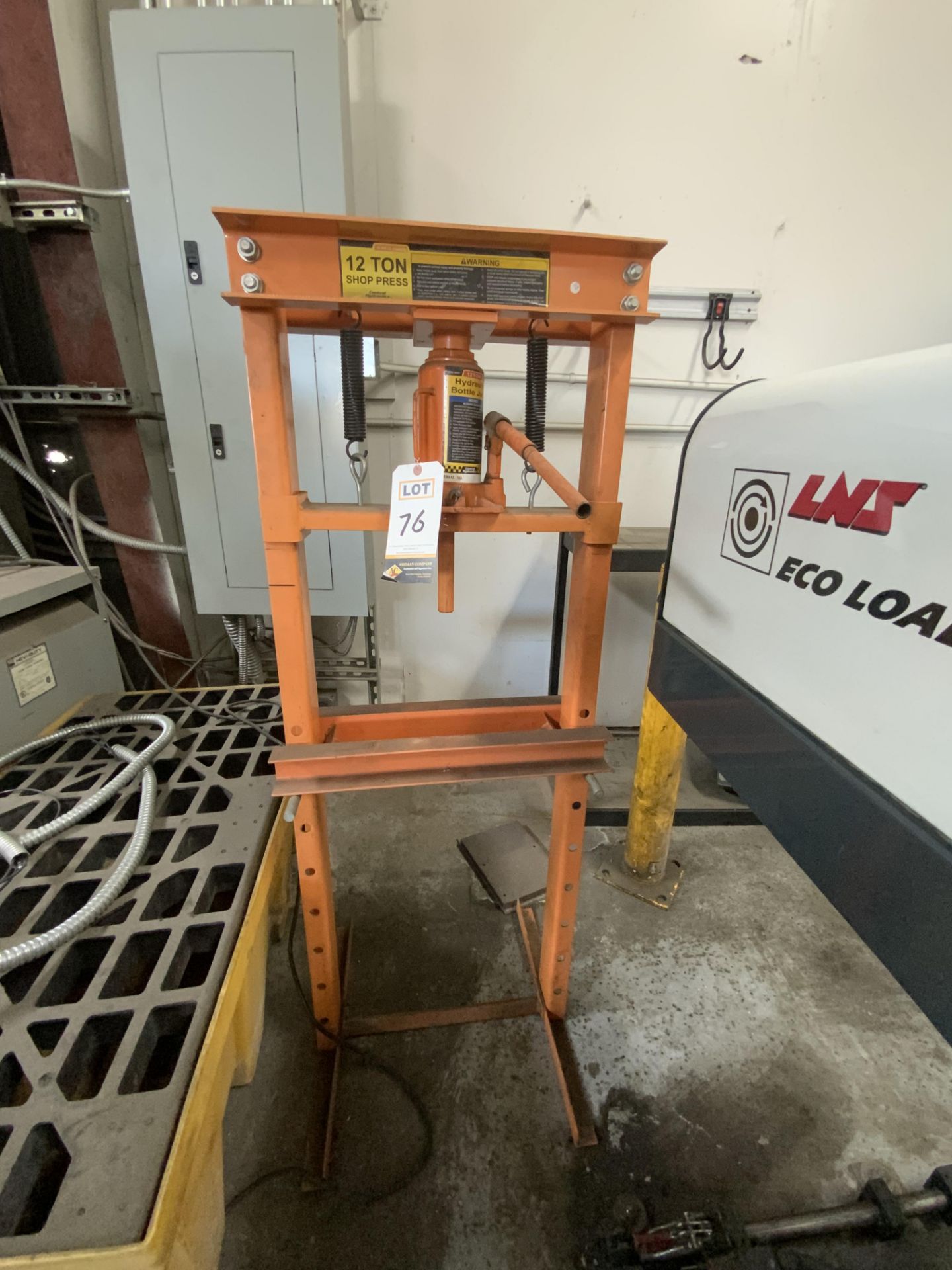 12 Ton H frame press.
