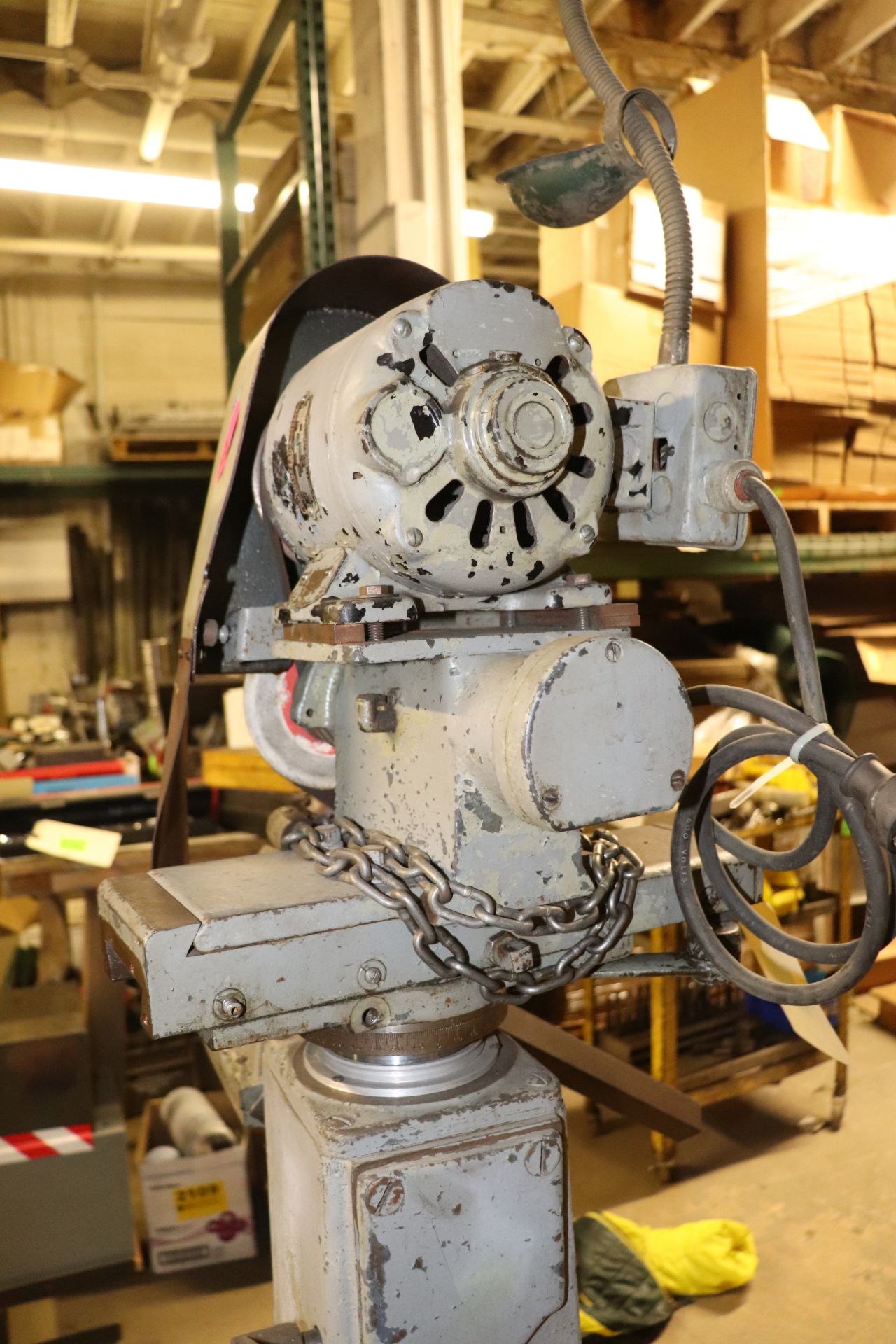 Oliver of Adrian Instrument Company drill bit sharpener and grinder