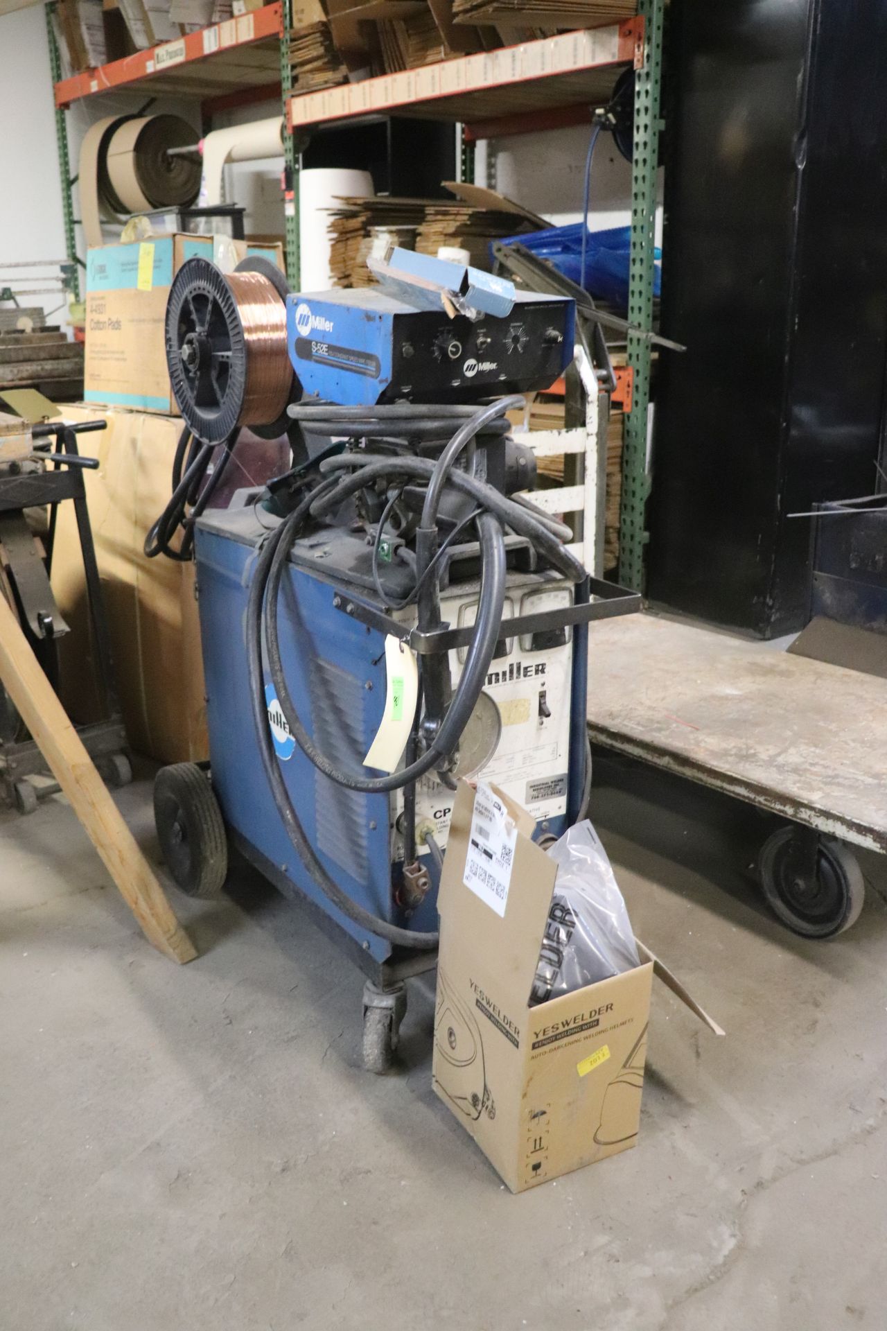 Miller tig welder, model CP-200, with a Miller Constant Speed Wire ...