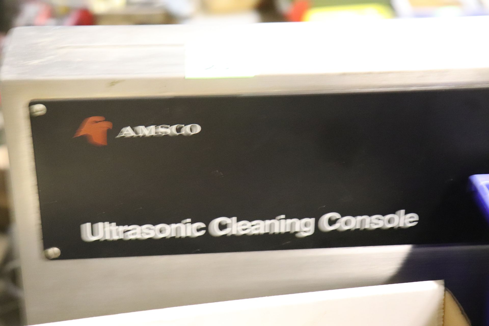 Amsco ultrasonic cleaning console