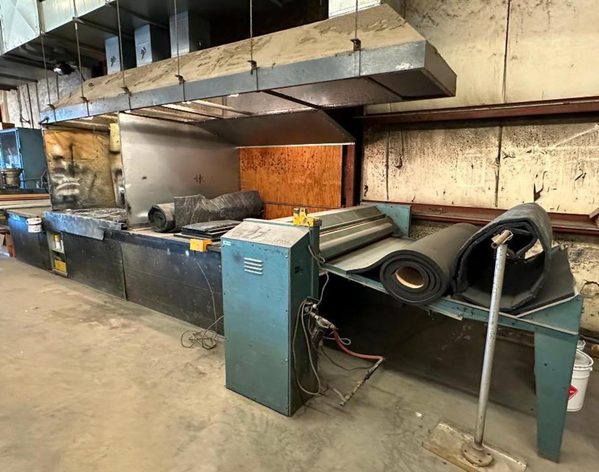 POWERED LINER SIZER SYSTEM WITH HOOD DURO DYNE PLS 25' MAIN WAREHOUSE 1