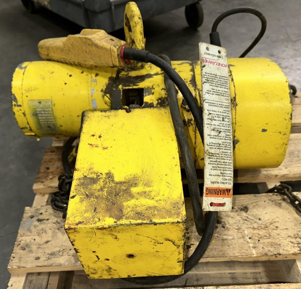 Location: Muskegon, MI (BTM Consignment Warehouse) Lift Tech Hoist