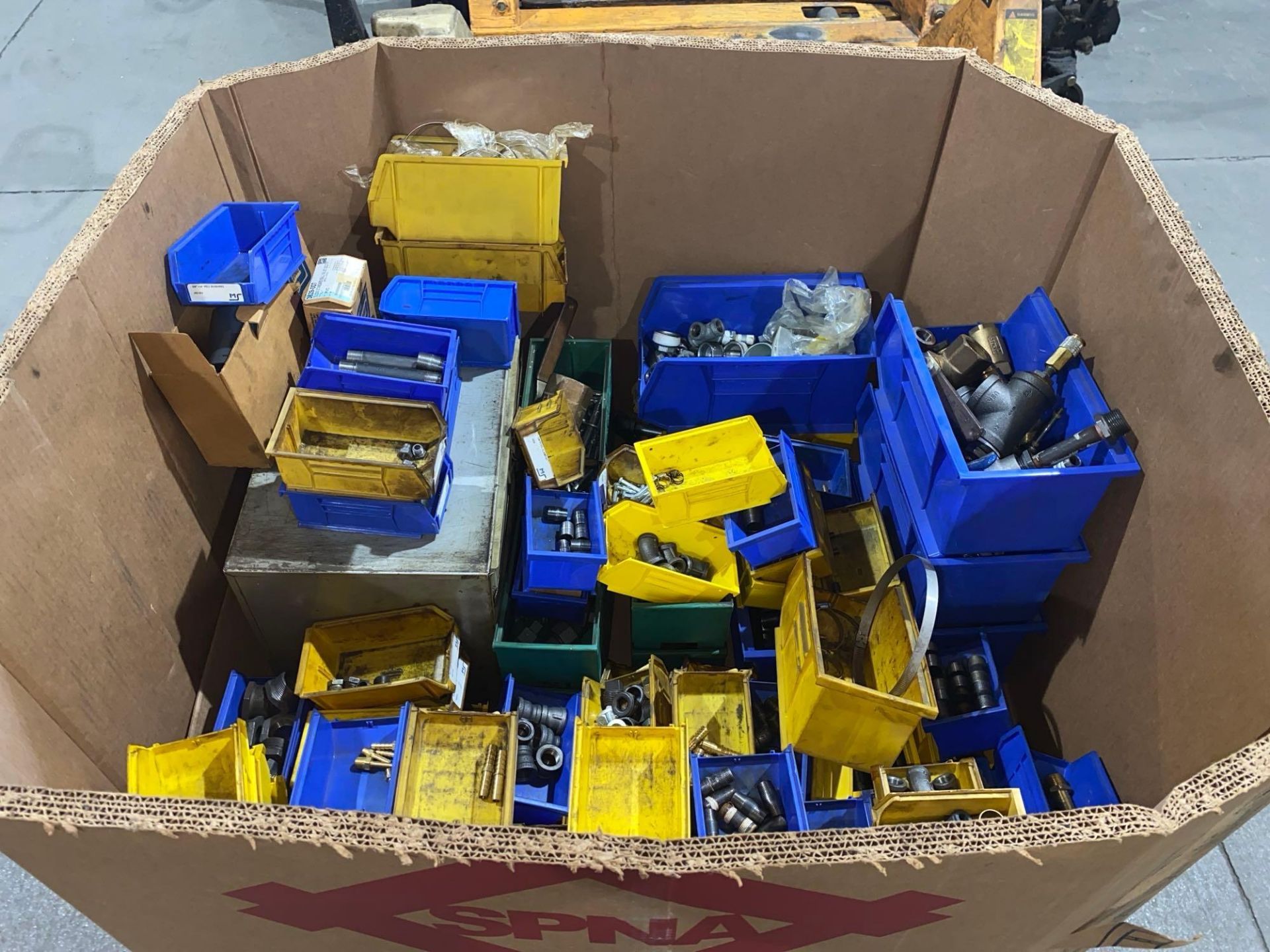 Loading Fee: $20 Skid / Cardboard Box of Misc. Pipe Fittings