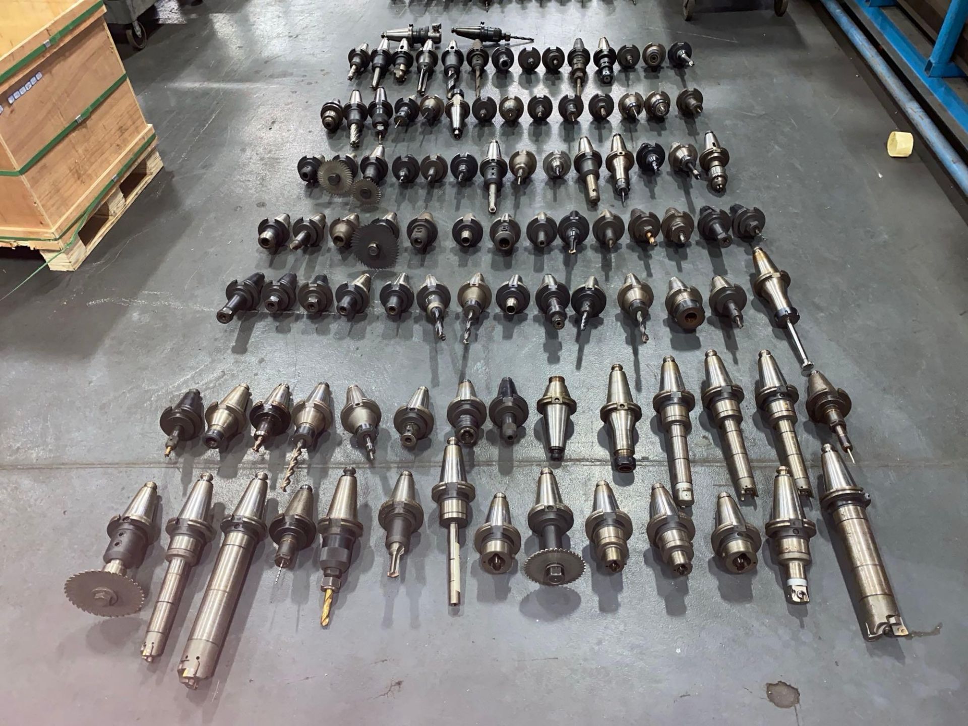 Loading Fee: $30 Lot of (100) Cat 50 Taper Tool Holders
