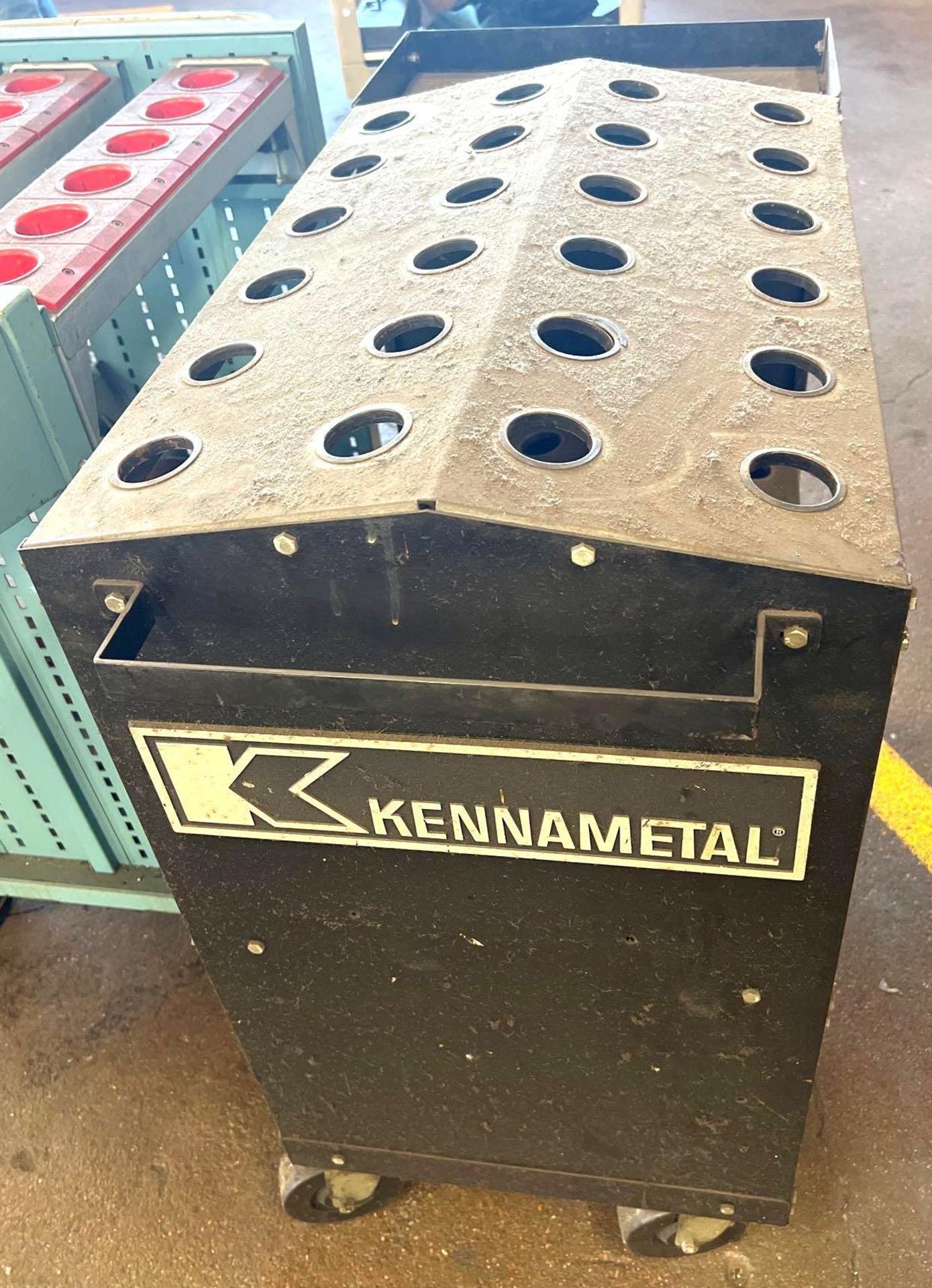 Loading Fee: $20 Lot of (2) Cat 40 Taper Carts Lista and Kennametal ...