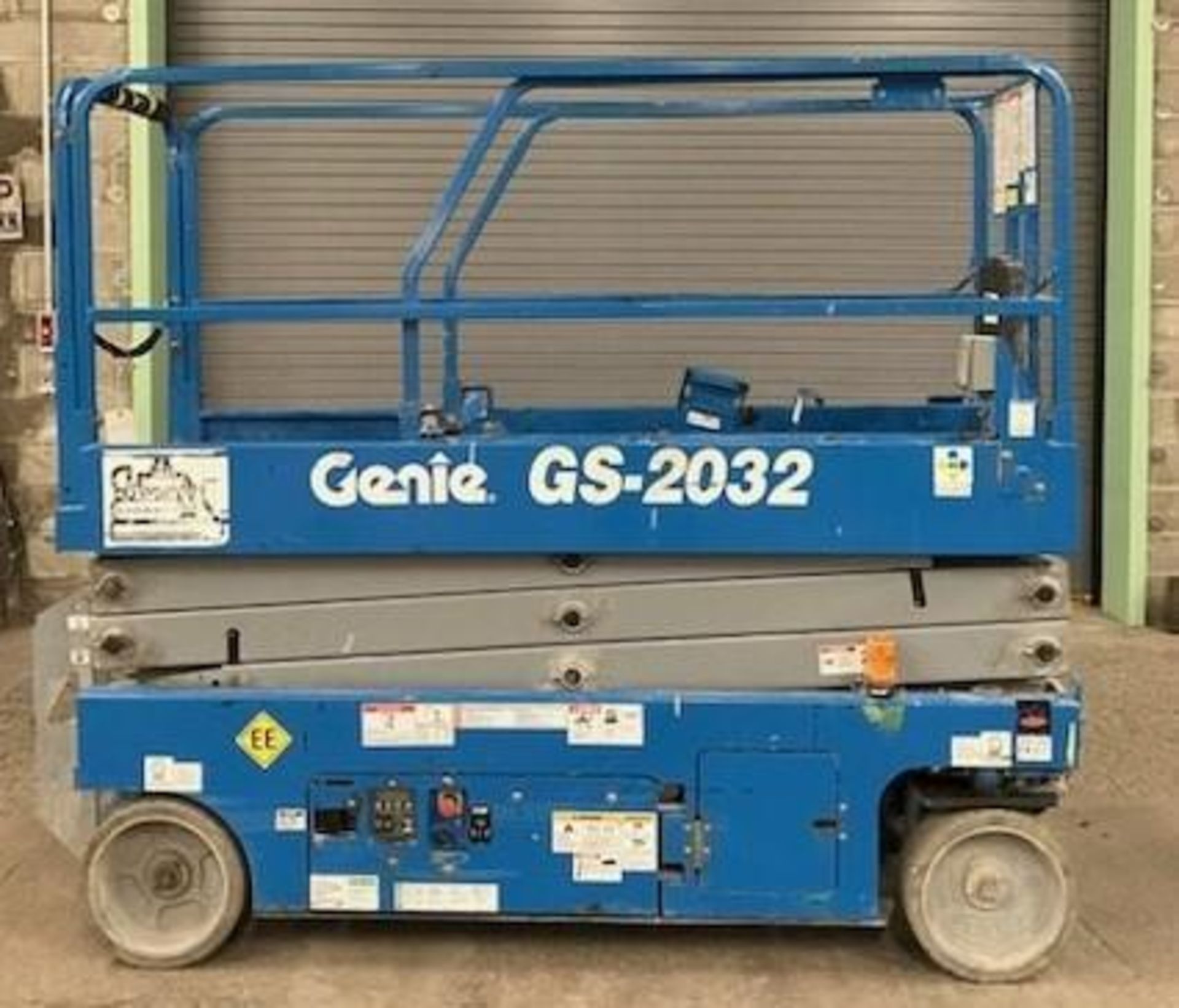 Location: Buffalo, NY Genie #GS 2032 Scissor Lift S/N: GS3215A-136641 ...