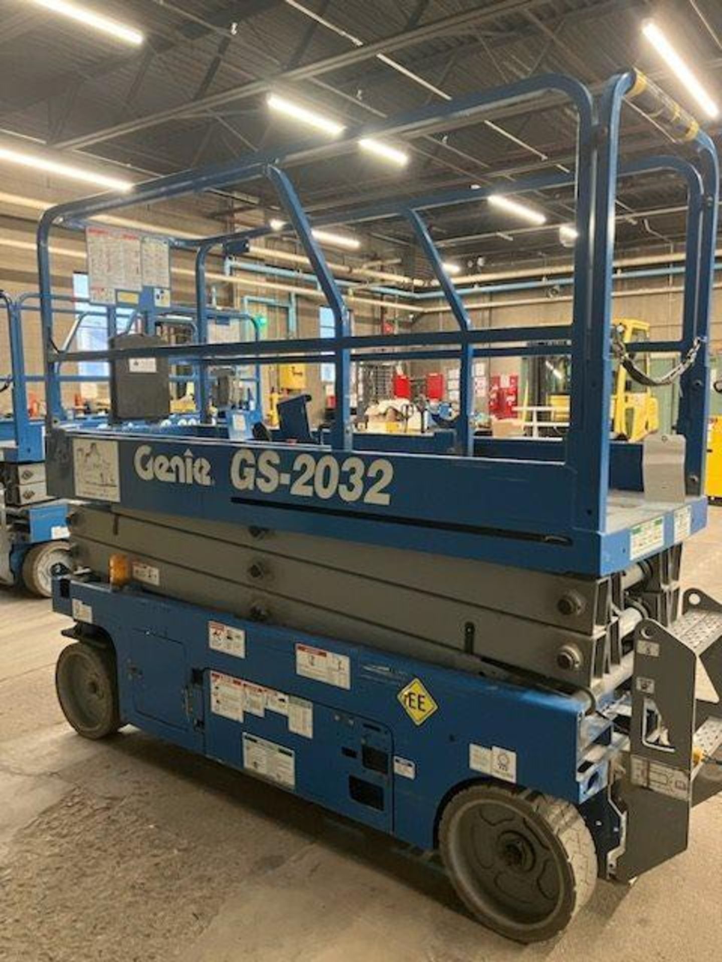 Location: Buffalo, NY Genie #GS 2032 Scissor Lift S/N: GS3215A-136641 ...