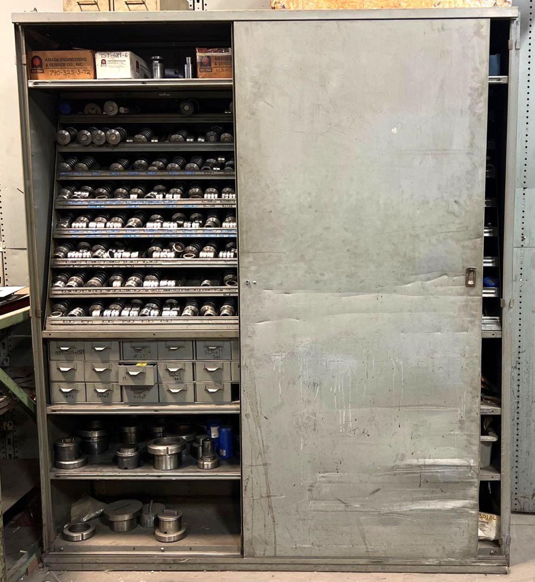 Loading Fee: $100 Tooling for Amada Turret Punch w/ Storage Cabinets ...