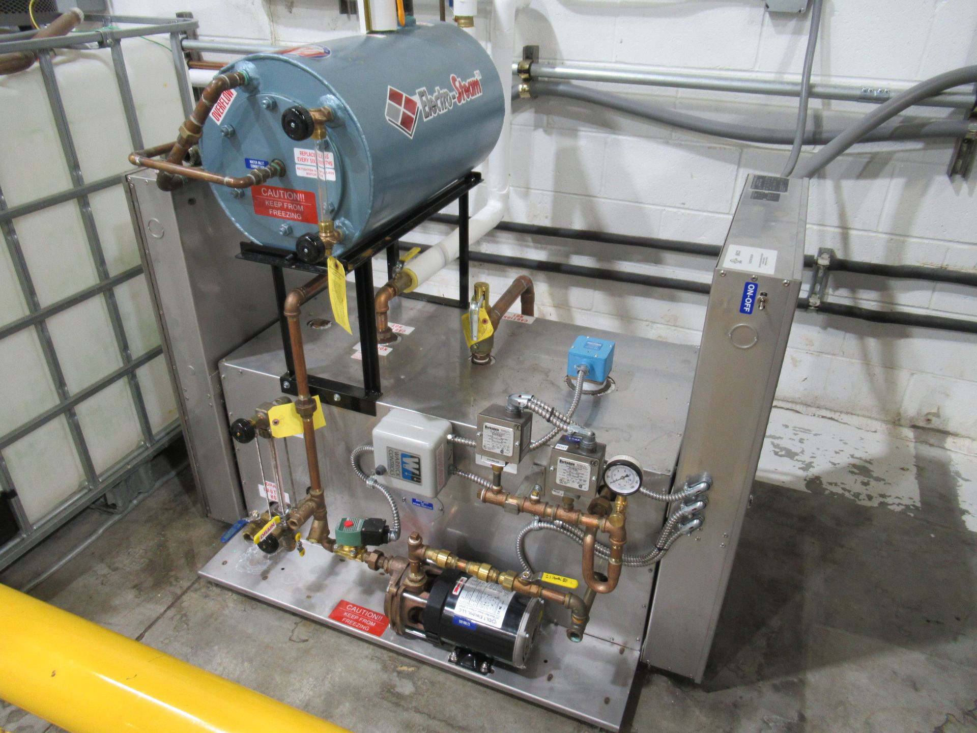 Electro Steam Gen Co. steam generation skid, model LB-160, s/n 43922 ...