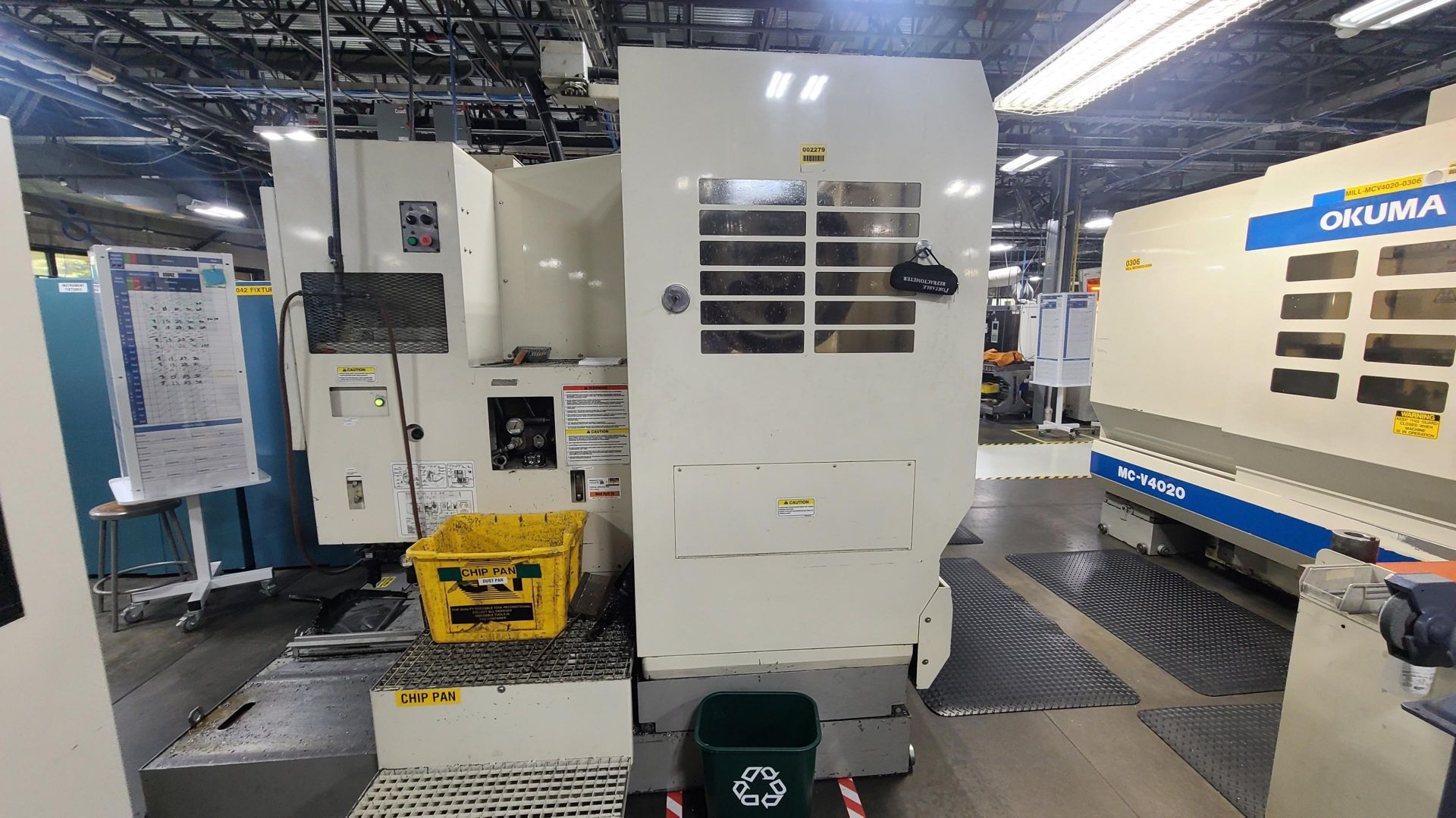 OKUMA MC-V4020 VERTICAL MACHINING CENTER; TABLE SIZE: 48X20; MAX LOAD ...