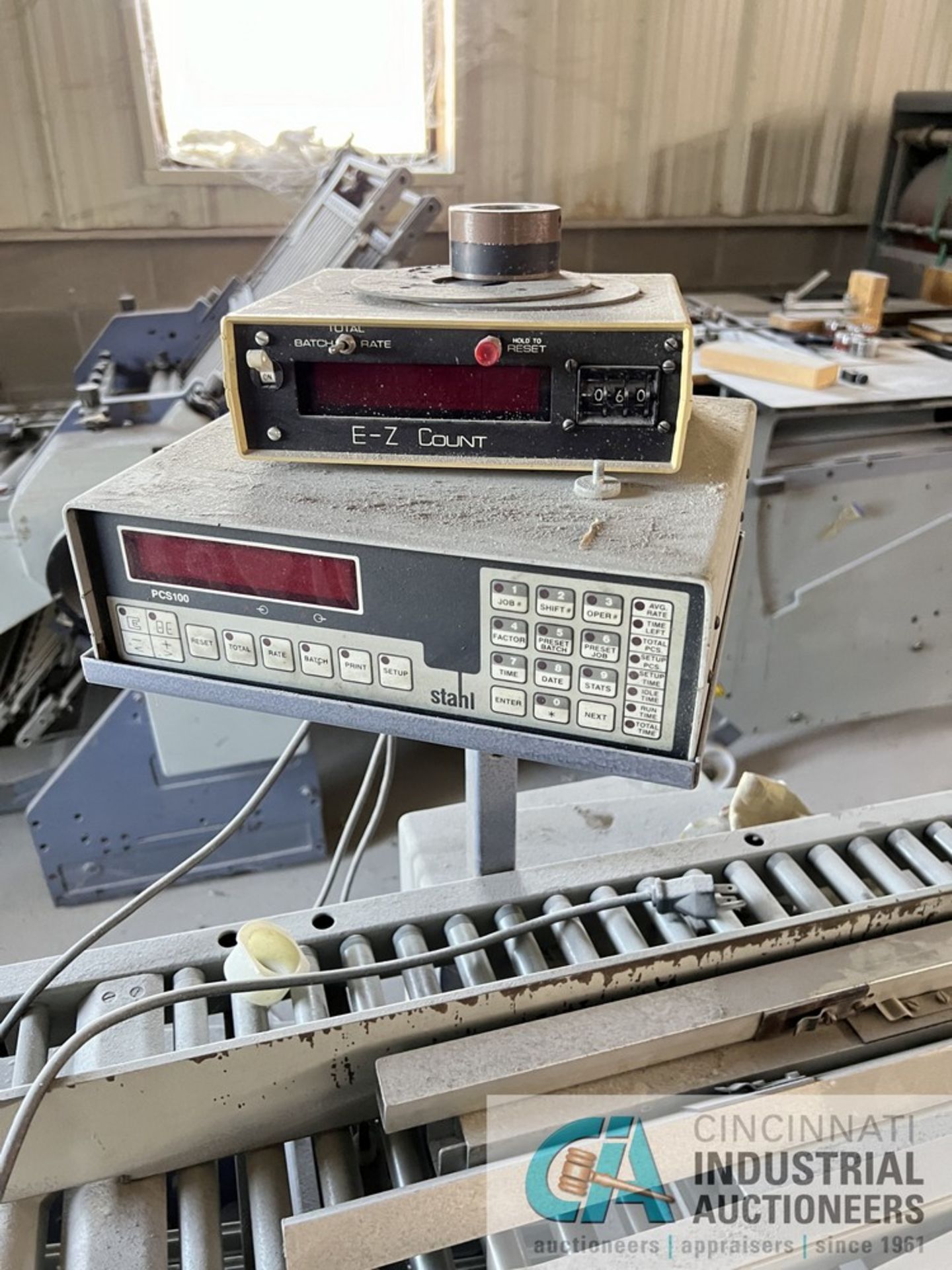 STAHL MODEL TF 66/4-RF.2 CONTINUOUS FEED PAPER FOLDER WITHY DELIVERY ...