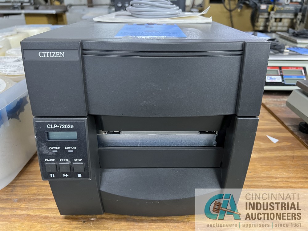 CITIZENS MODEL CLP7202E THERMAL TRANSFER BAR CODE PRINTER