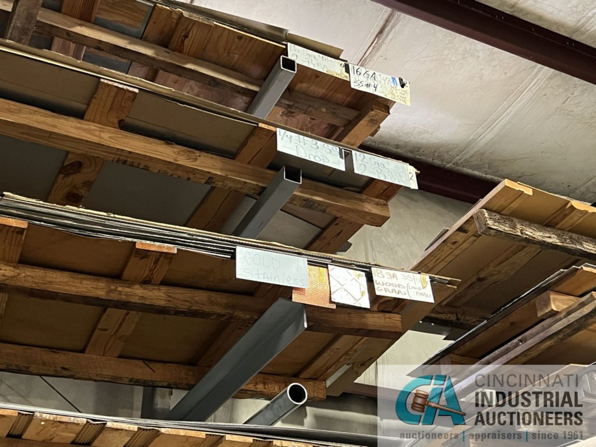 (LOT) MISCELLANEOUS STAINLESS STEEL SHEET MATERIAL INCLUDING (9) 16 GA ...