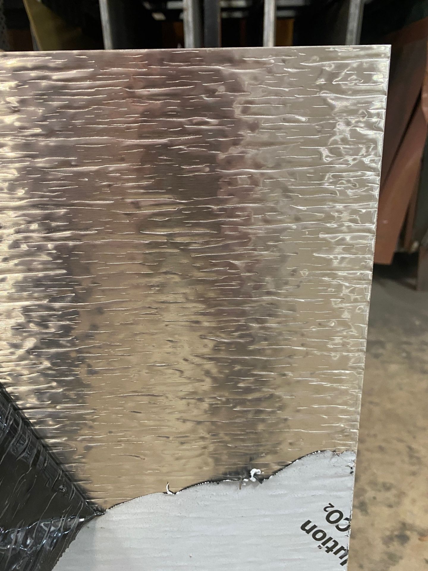(LOT) MISCELLANEOUS STAINLESS STEEL SHEET MATERIAL INCLUDING (9) 16 GA ...