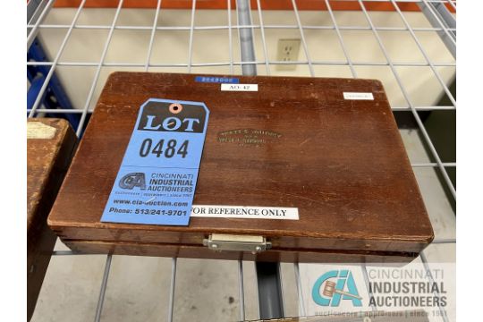 .100025"-4" PRATT AND WHITNEY BLOCK GAGE SET (INSP)